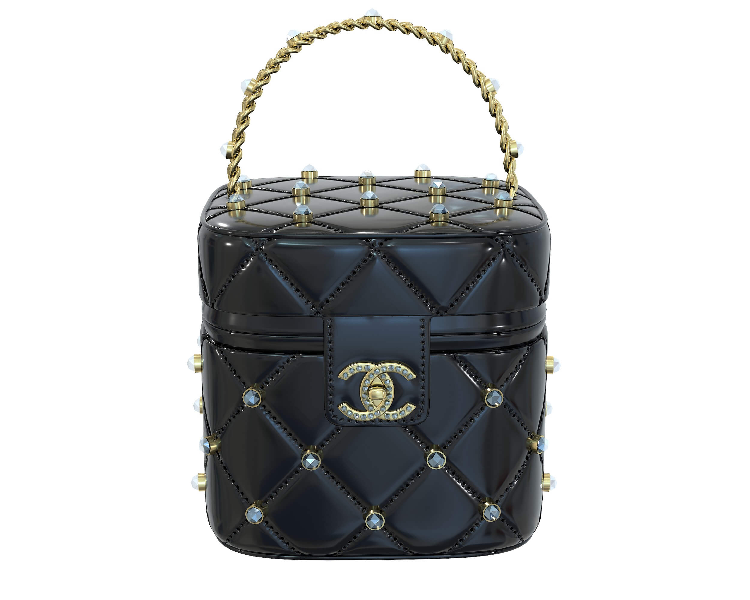 Chanel 1995 Crystal Vanity Handbag - 3D Model by 3dmonk
