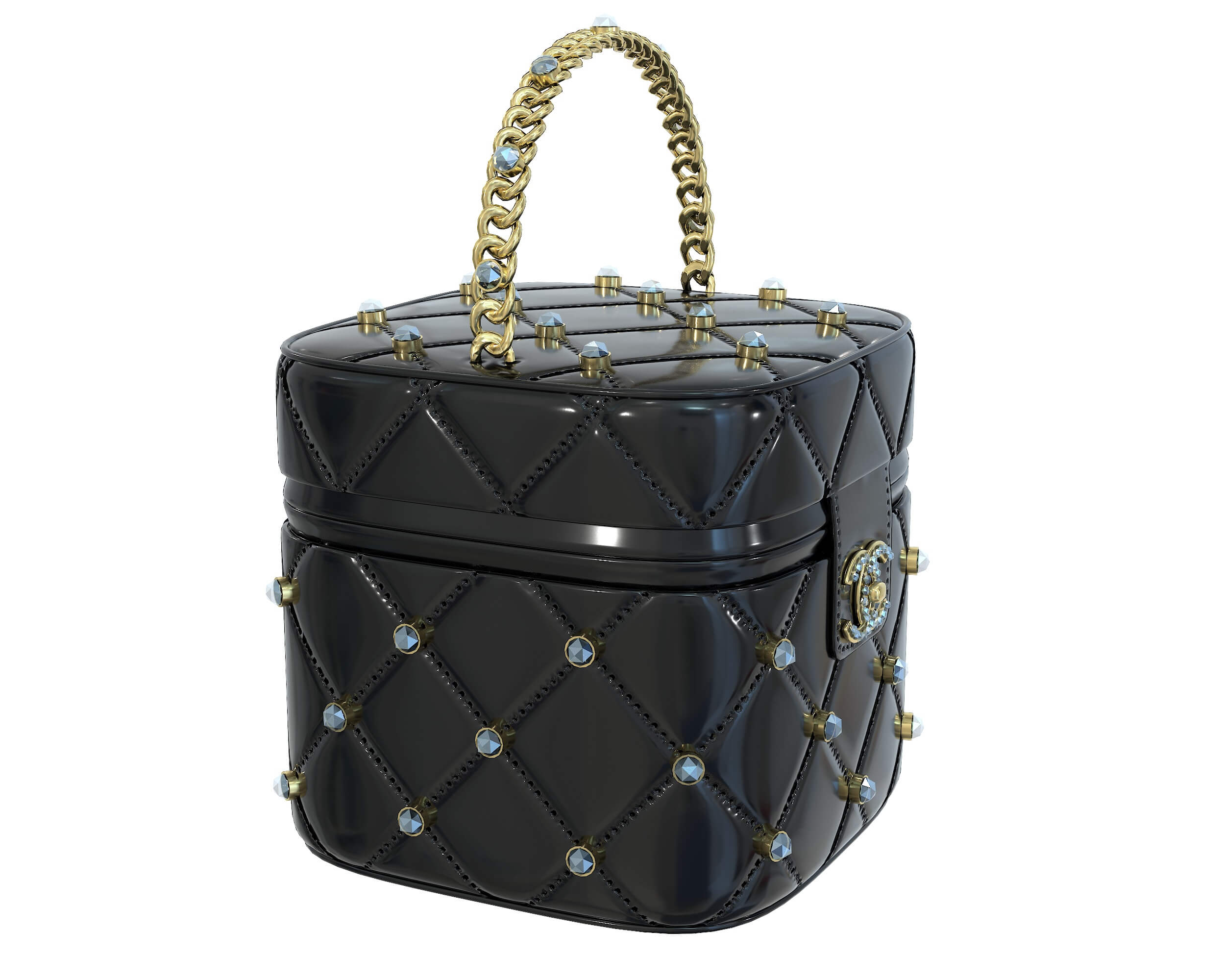 Chanel 1995 Crystal Vanity Handbag - 3D Model by 3dmonk