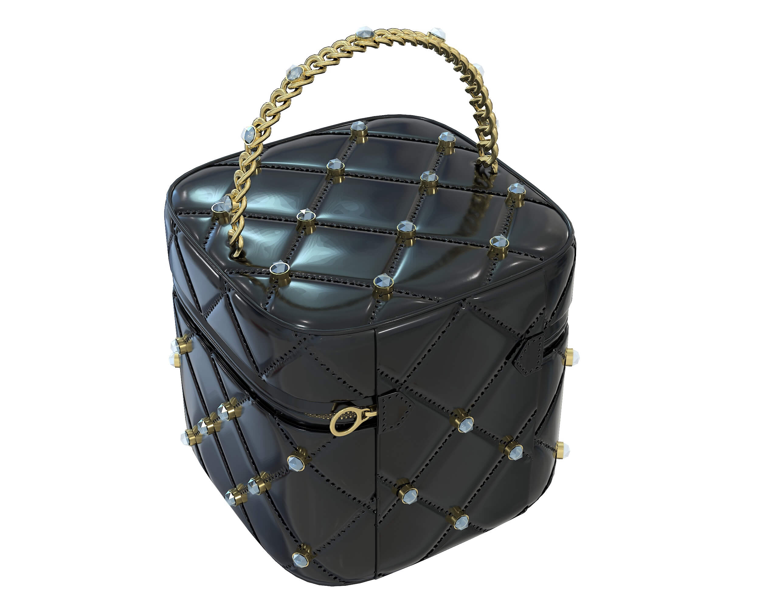 Chanel 1995 Crystal Vanity Handbag - 3D Model by 3dmonk