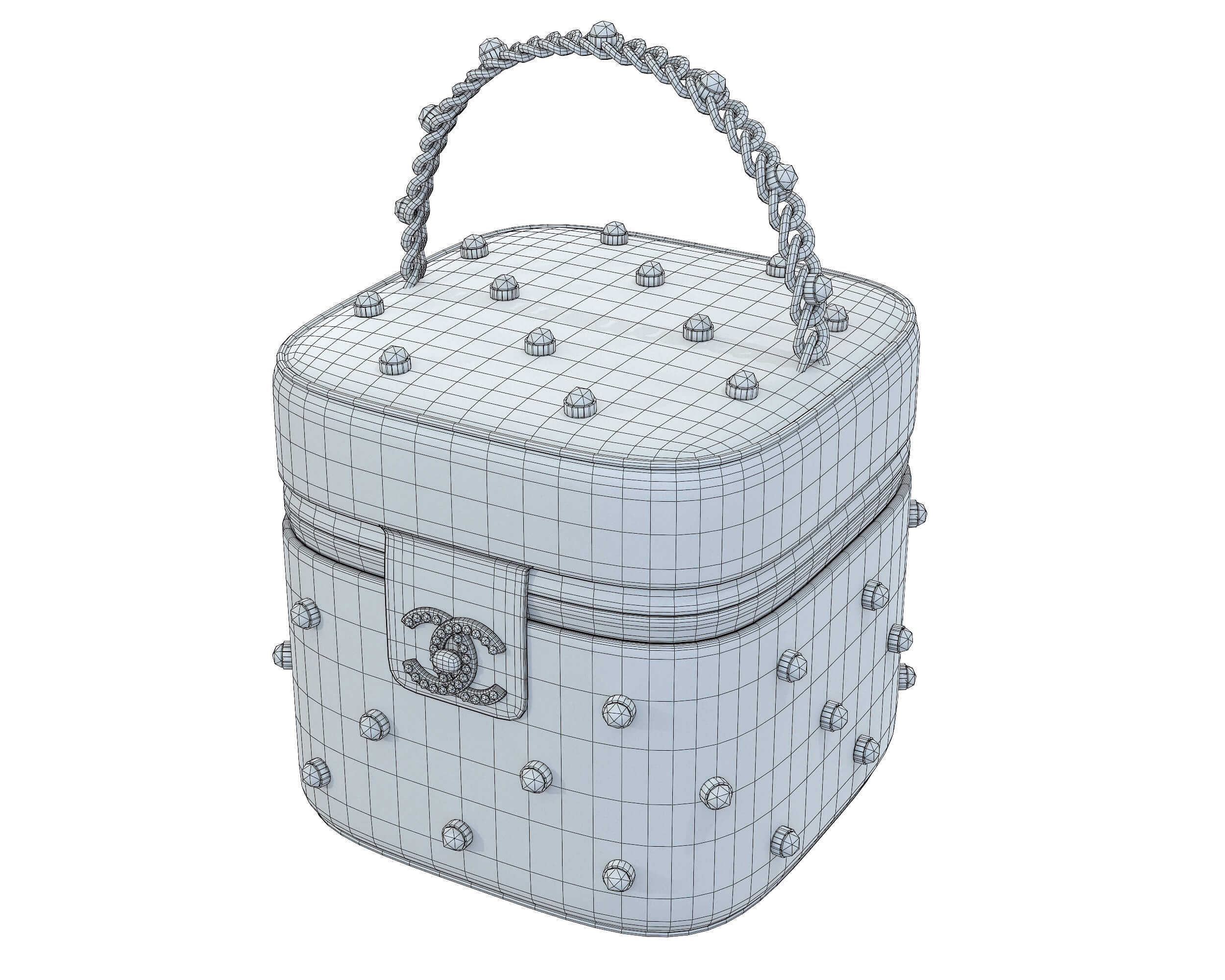Chanel 1995 Crystal Vanity Handbag - 3D Model by 3dmonk