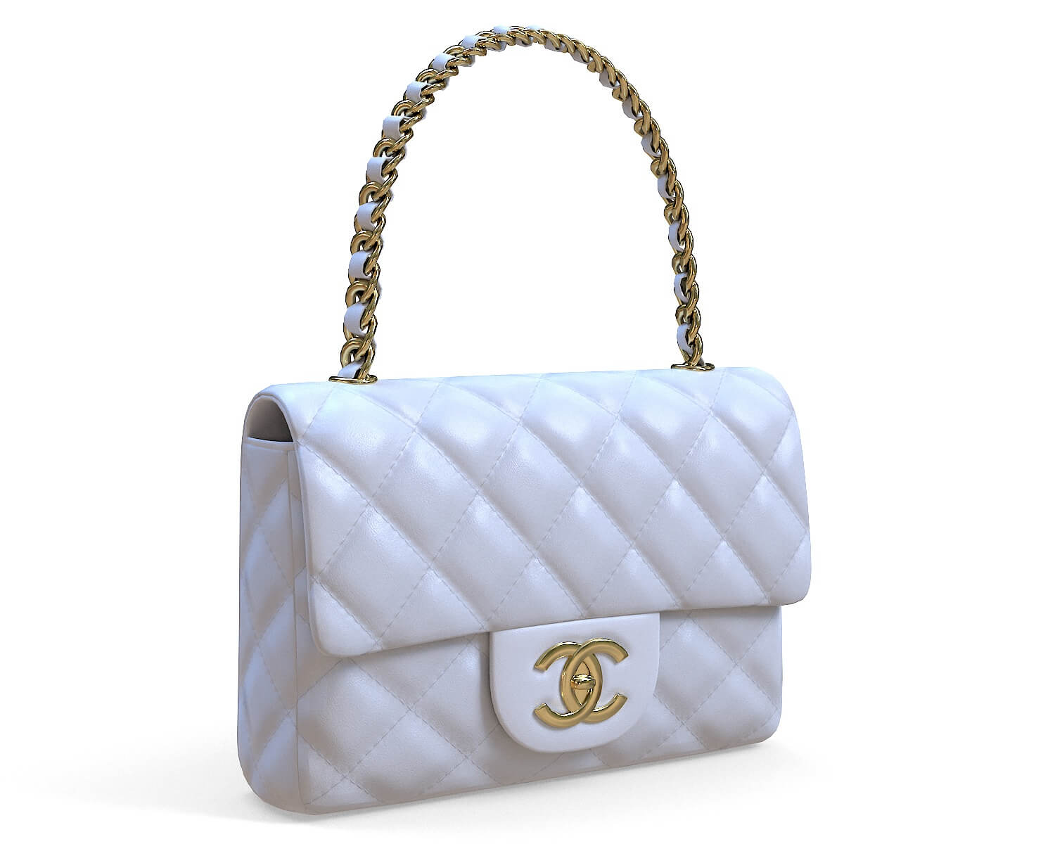 Chanel Classic Mini Flap Bag - 3D Model by 3dmonk