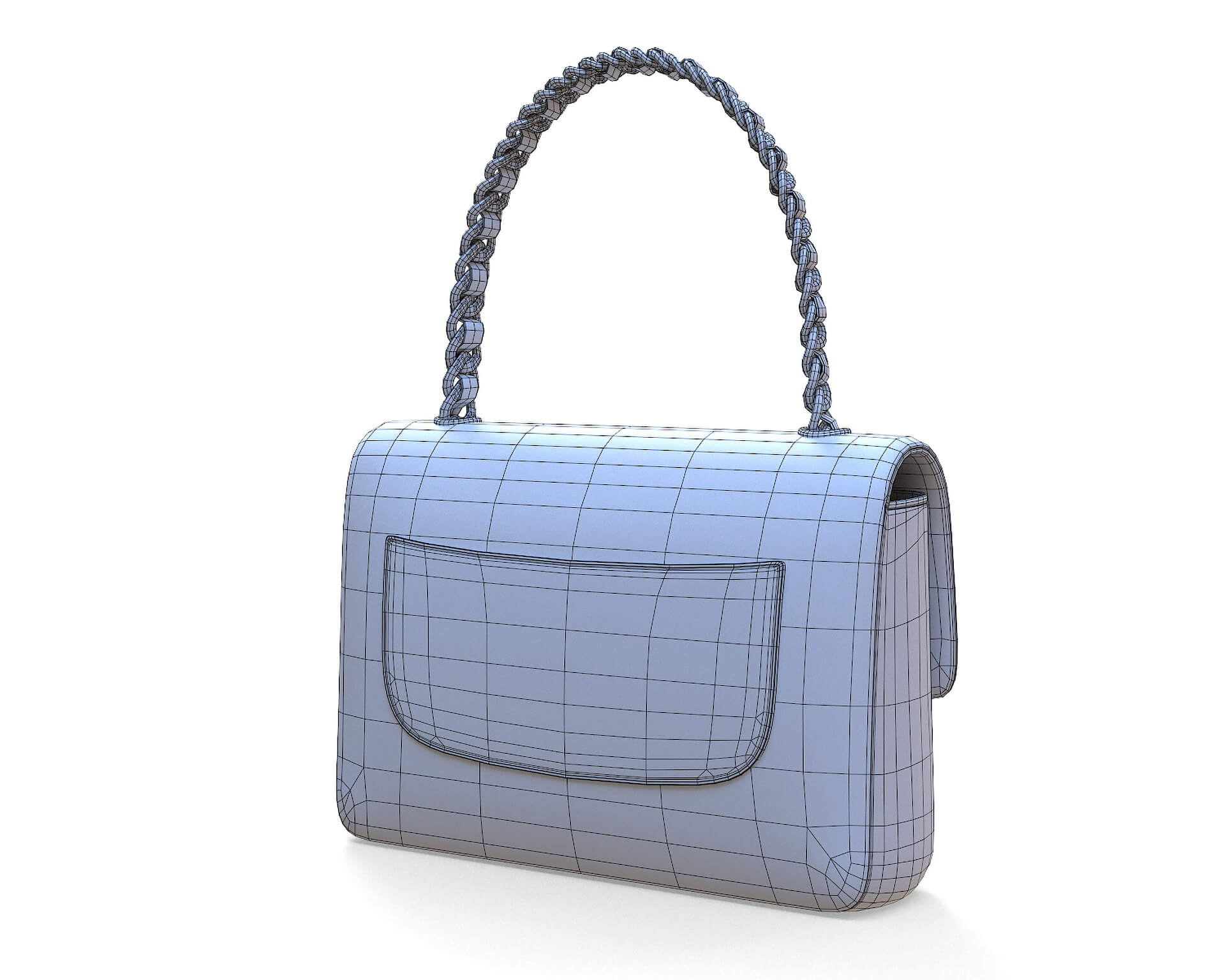 Chanel Classic Mini Flap Bag - 3D Model by 3dmonk