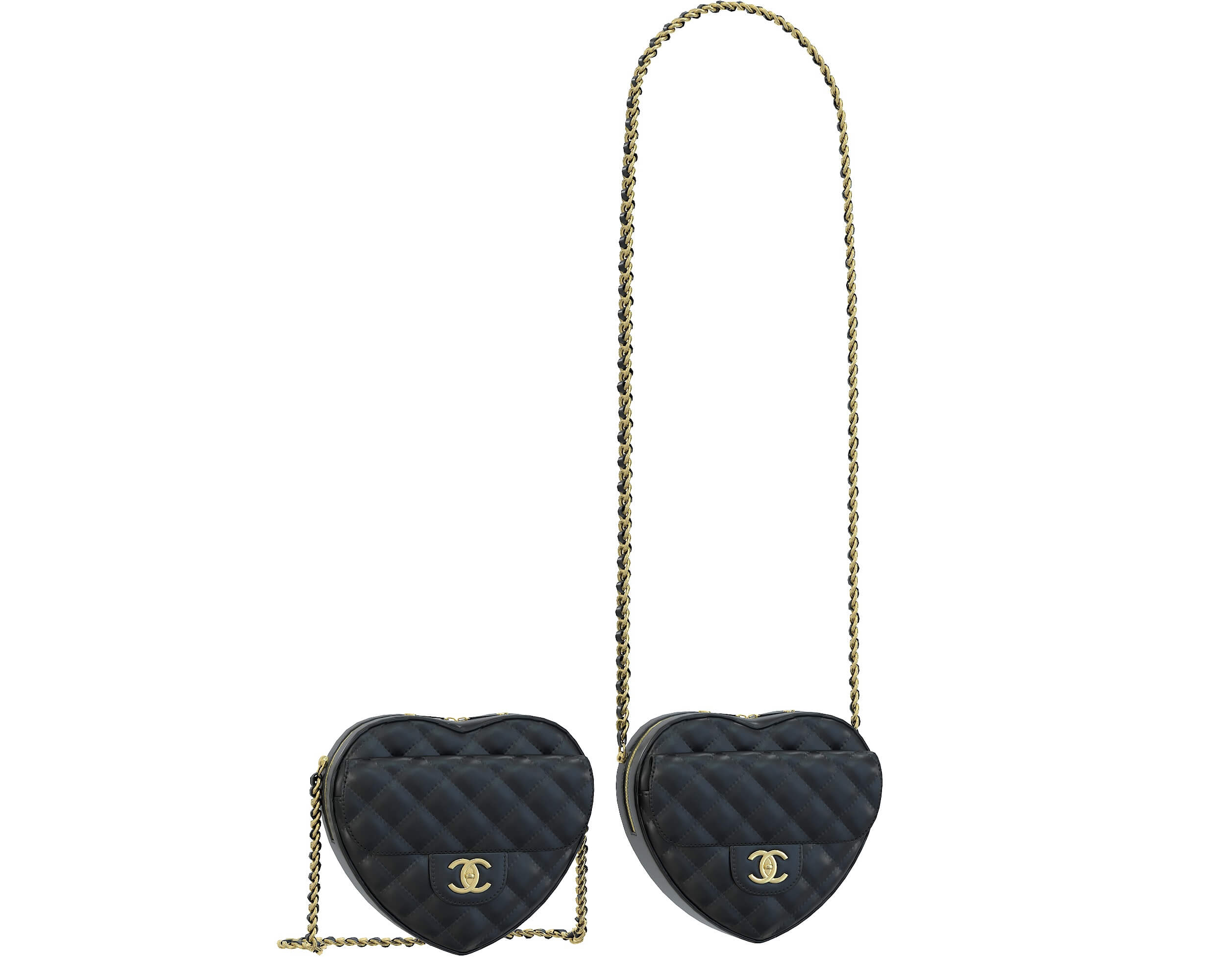 Chanel Heart Bag - 3D Model by 3dmonk