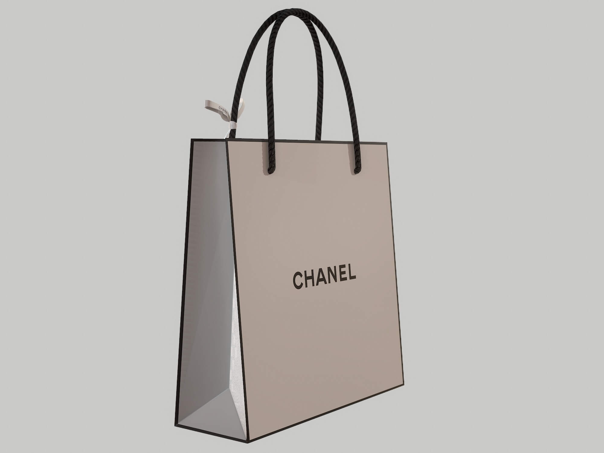 Chanel Paprer Bag - 3D Model by 3dmonk