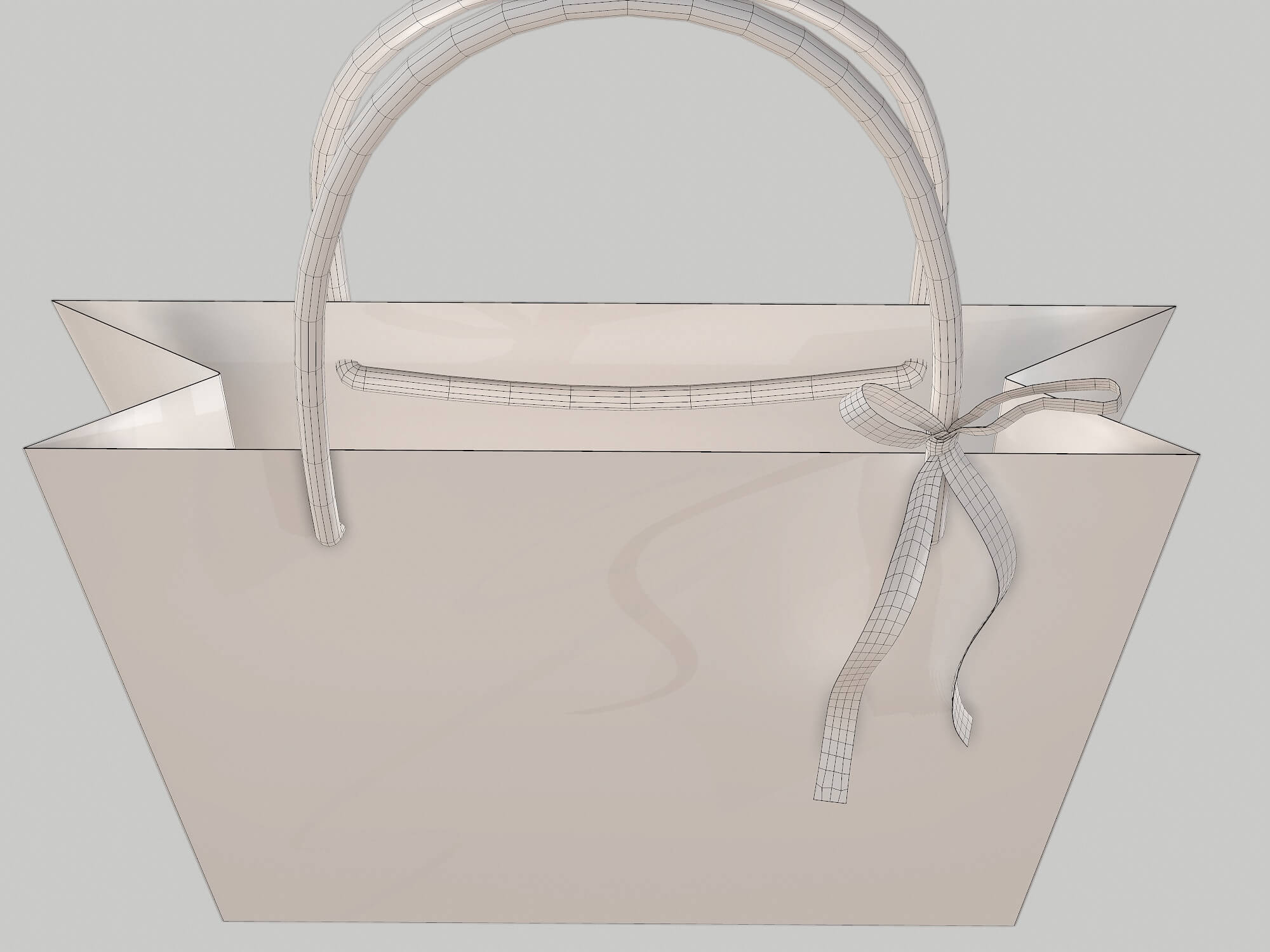 Chanel Paprer Bag - 3D Model by 3dmonk