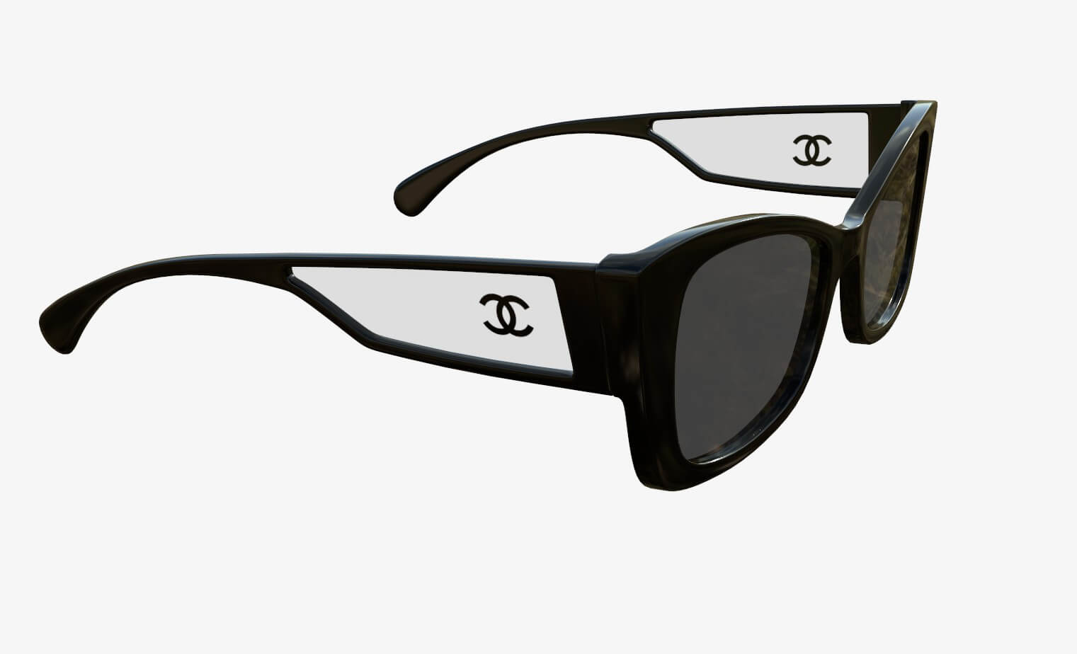 Chanel Rectangle Sunglasses 5430 - 3D Model by 3dmonk