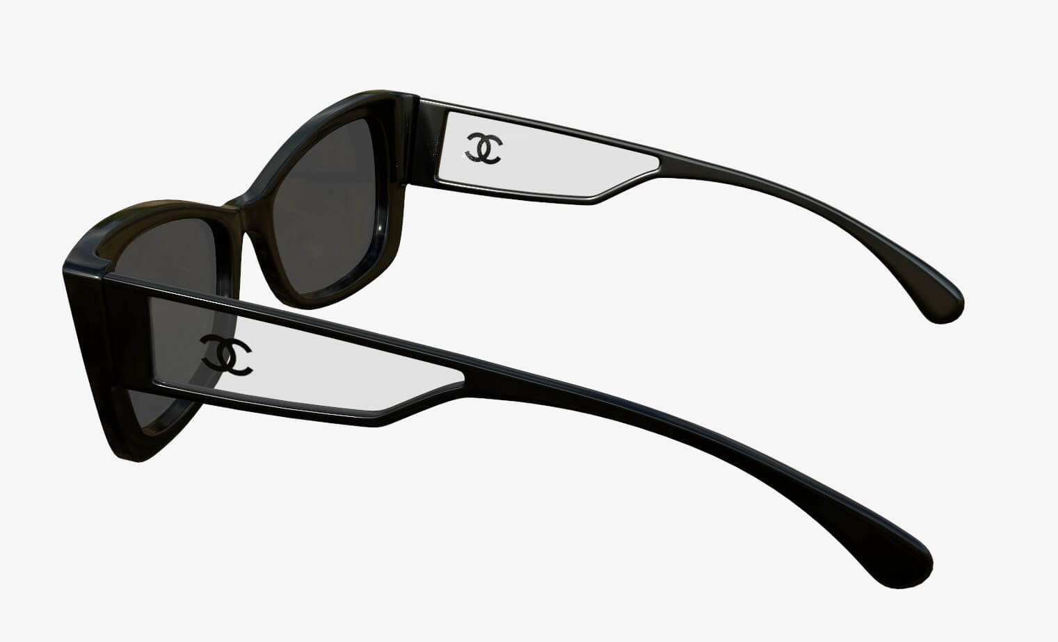 Chanel Rectangle Sunglasses 5430 - 3D Model by 3dmonk