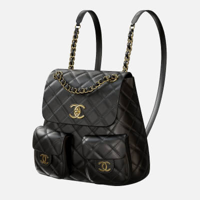 Chanel Small Backpack Black Bag - 3D Model by 3dmonk