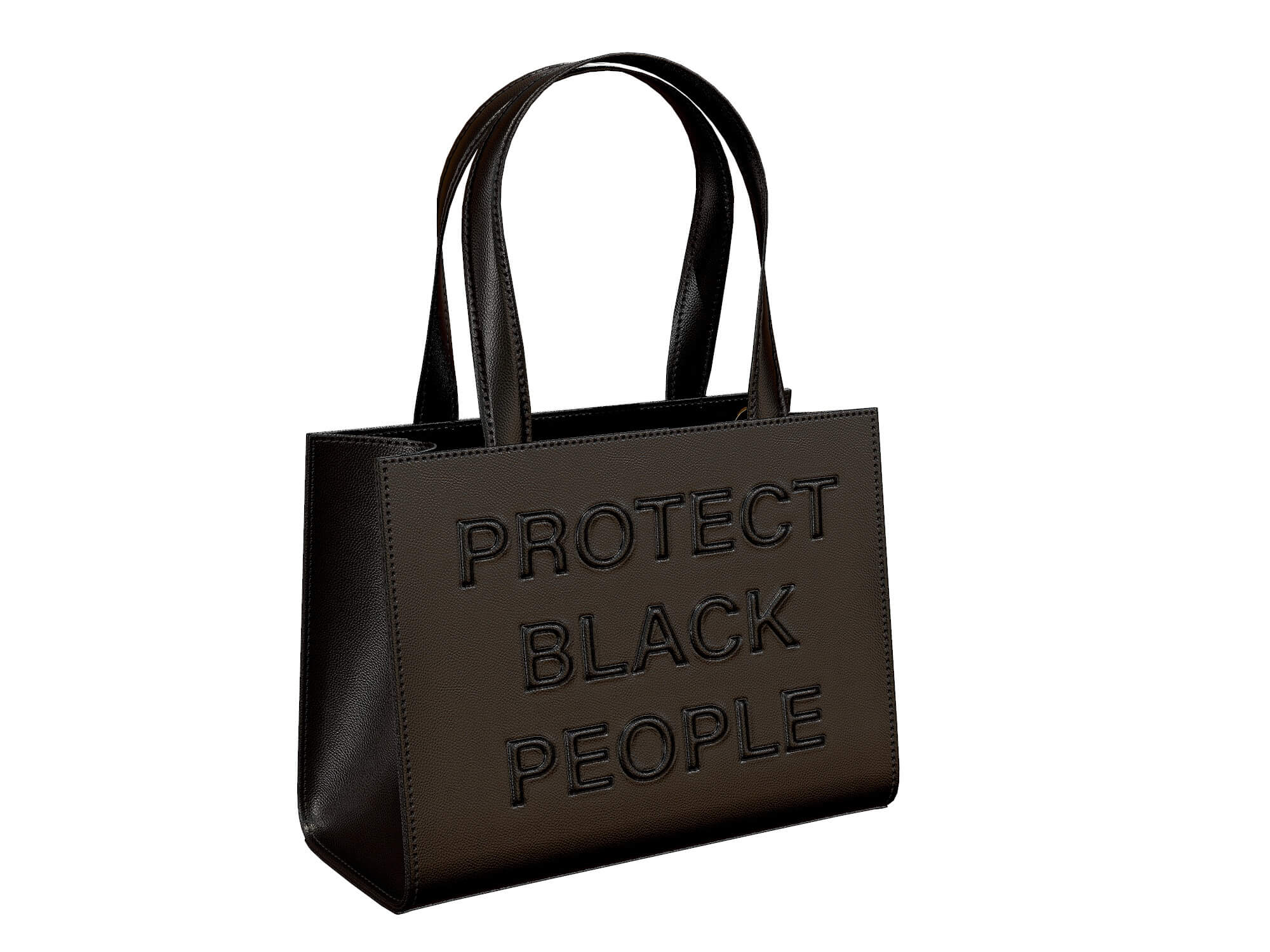 Cise Pbp - Vegan Leather Mini Bag Black 3D Model by 3dmonk