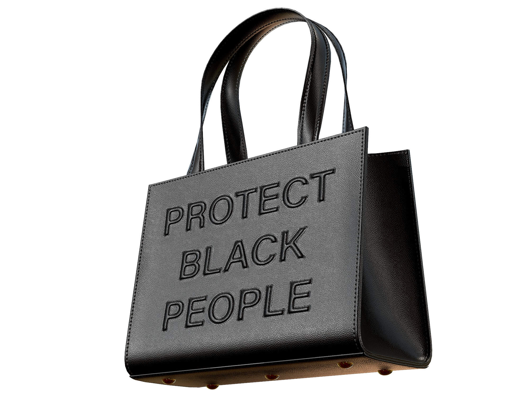 Cise Pbp - Vegan Leather Mini Bag Black 3D Model by 3dmonk