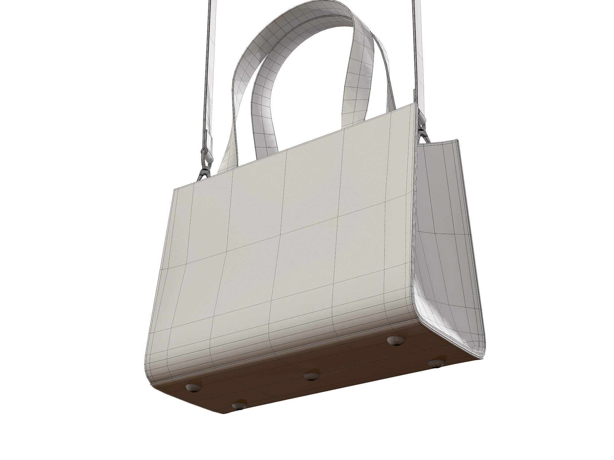 Cise Pbp - Vegan Leather Mini Bag Black 3D Model by 3dmonk