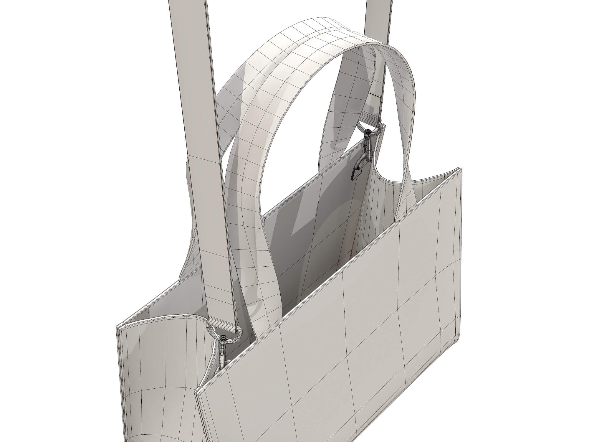 Cise Pbp - Vegan Leather Mini Bag Black 3D Model by 3dmonk