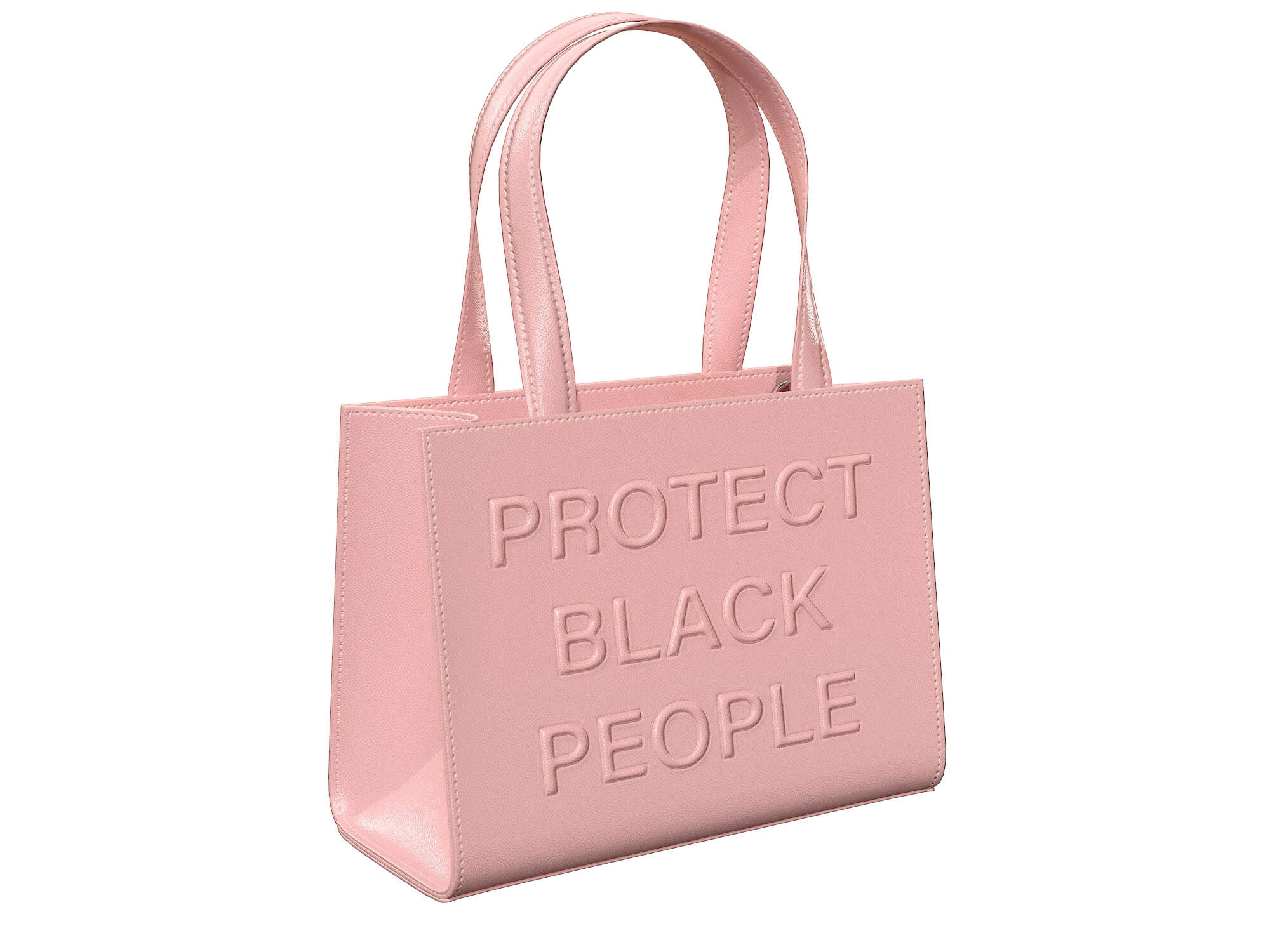 Cise Pbp - Vegan Leather Mini Bag Pink 3D Model by 3dmonk