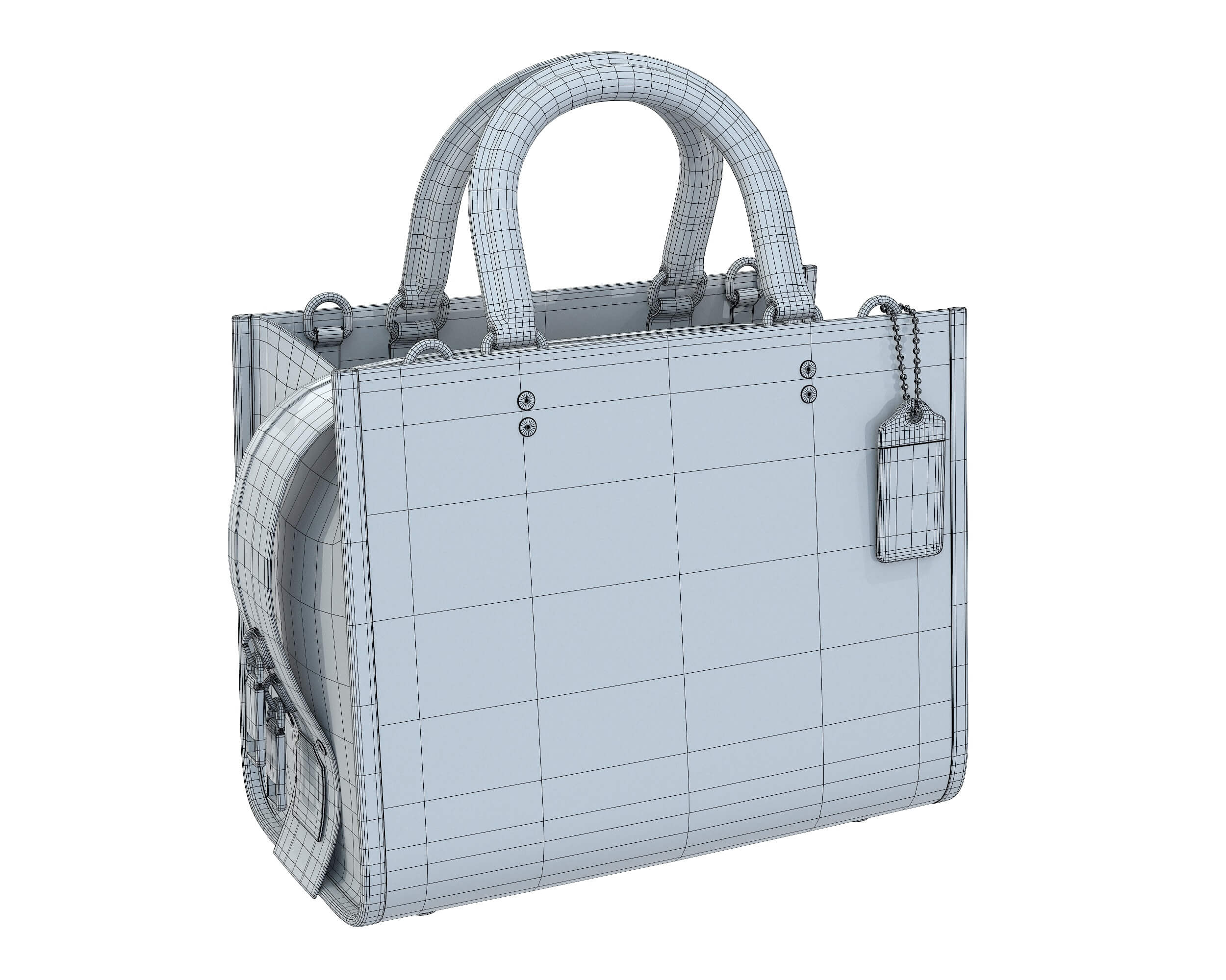 Coach Coachies Rogue Bag Black - 3D Model by 3dmonk