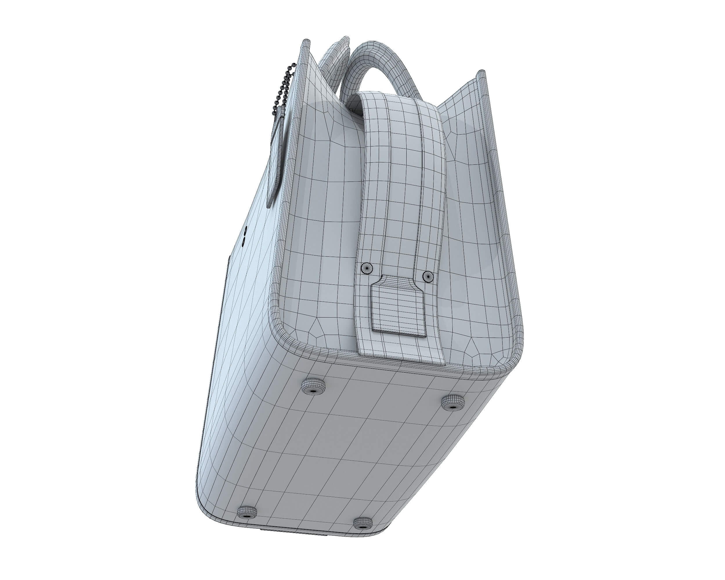 Coach Coachies Rogue Bag Black - 3D Model by 3dmonk