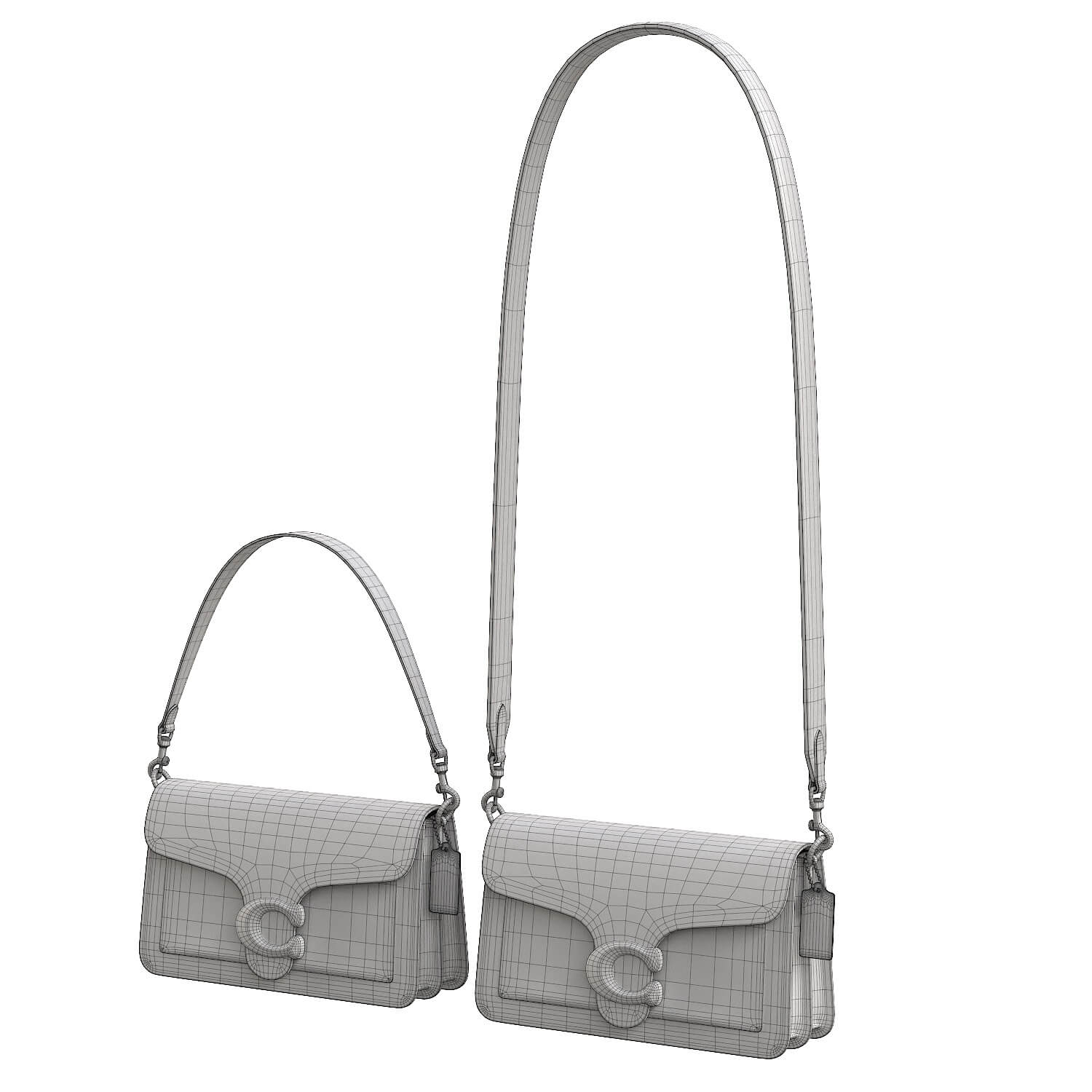 Coach Tabby Shoulder Bag Black - 3D Model by 3dmonk