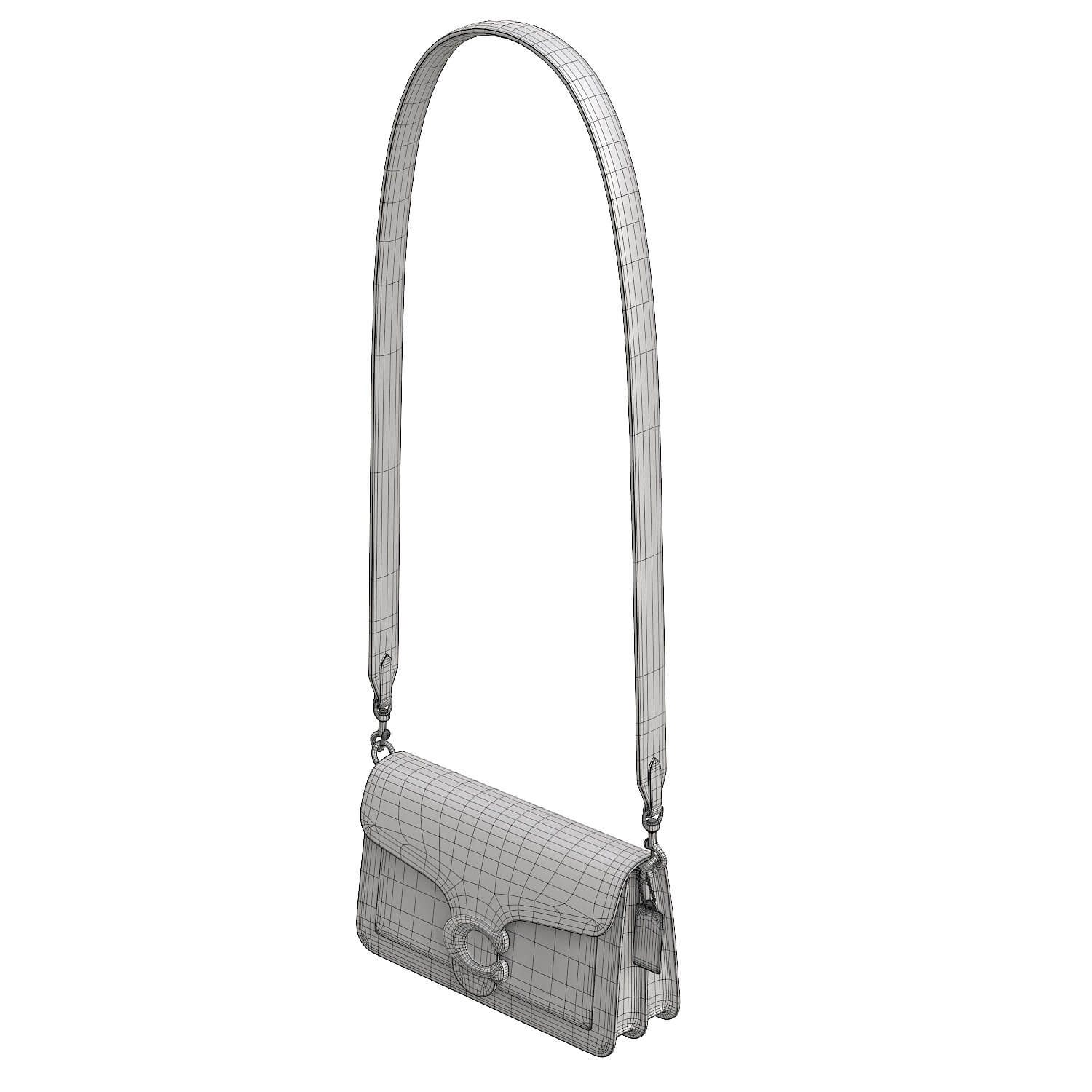 Coach Tabby Shoulder Bag Pink - 3D Model by 3dmonk