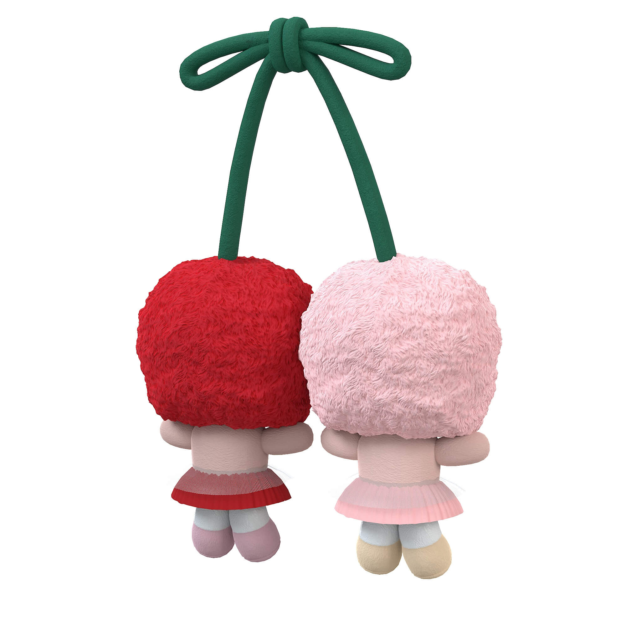 Cry Baby Face Doll Keychain - 3D Model by 3dmonk