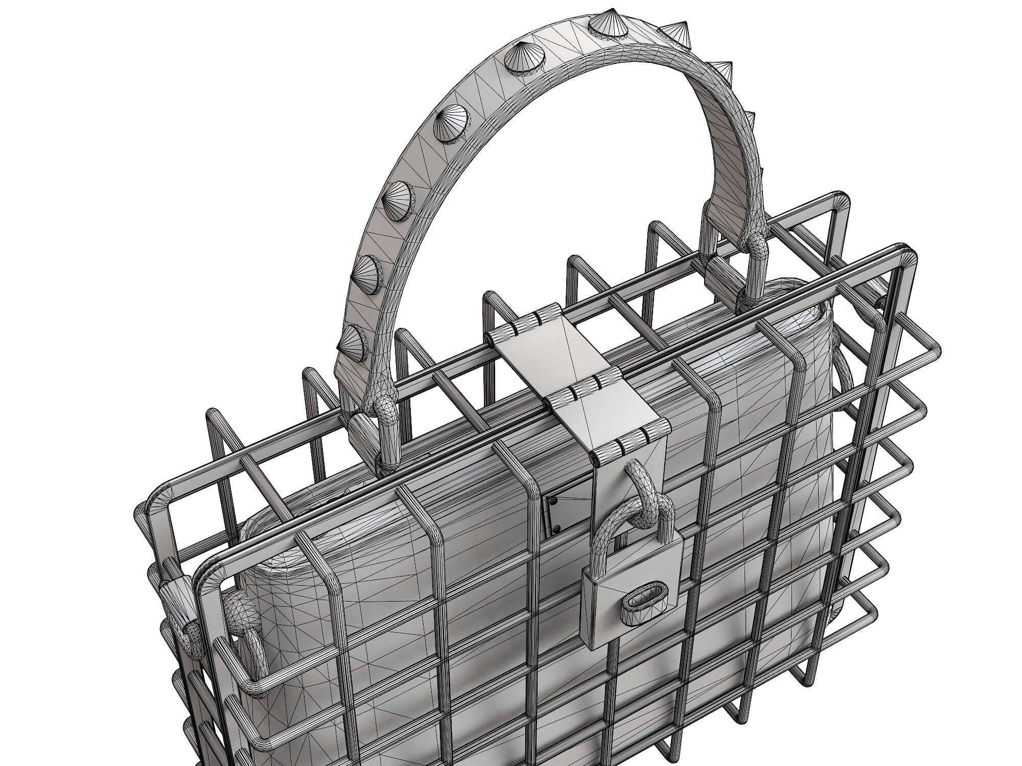 Dolce Gabbana Box Cage Bag - 3D Model by 3dmonk