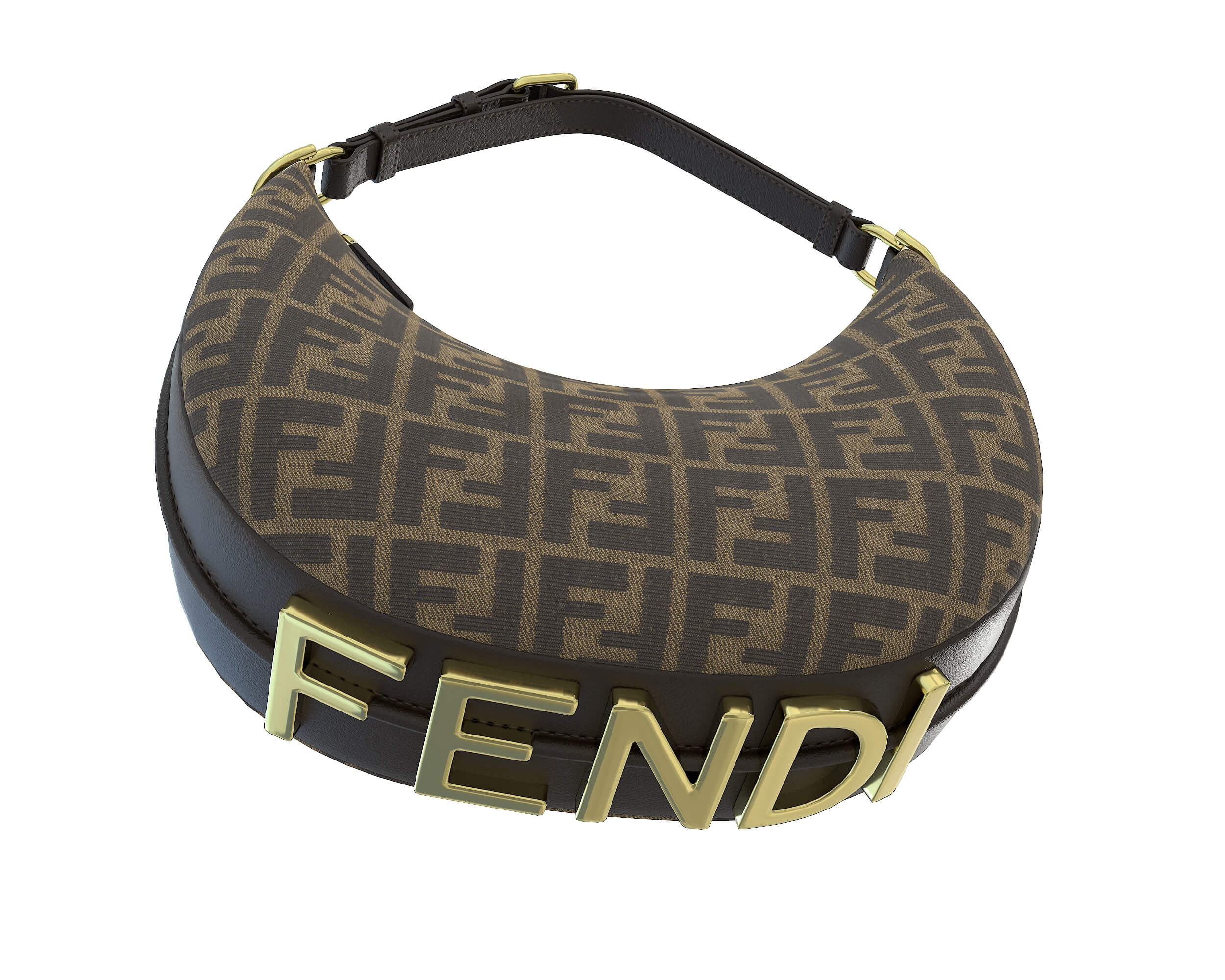 Fendi Fendigraphy Bag - 3D Model by 3dmonk