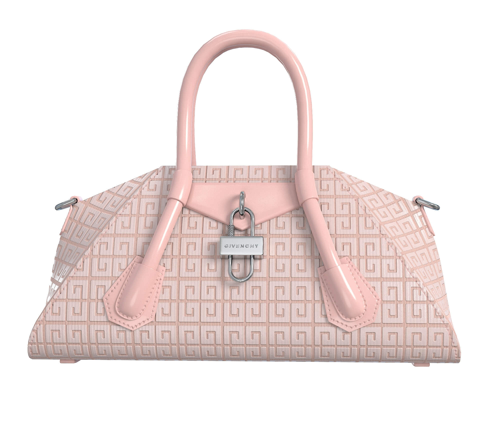 Givenchy Mini Antigona Bag Pink Logo - 3D Model by 3dmonk