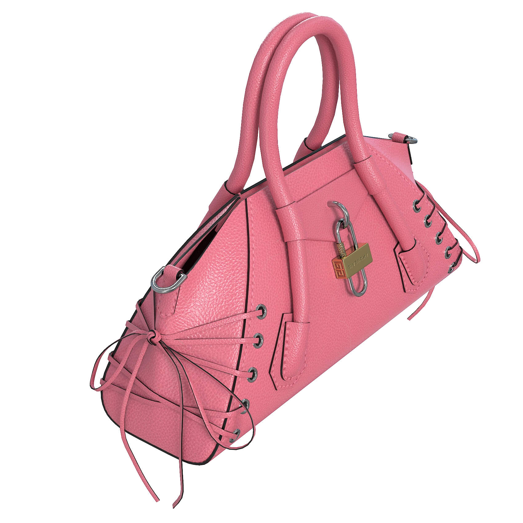 Givenchy Mini Antigona Bag Pink - 3D Model by 3dmonk
