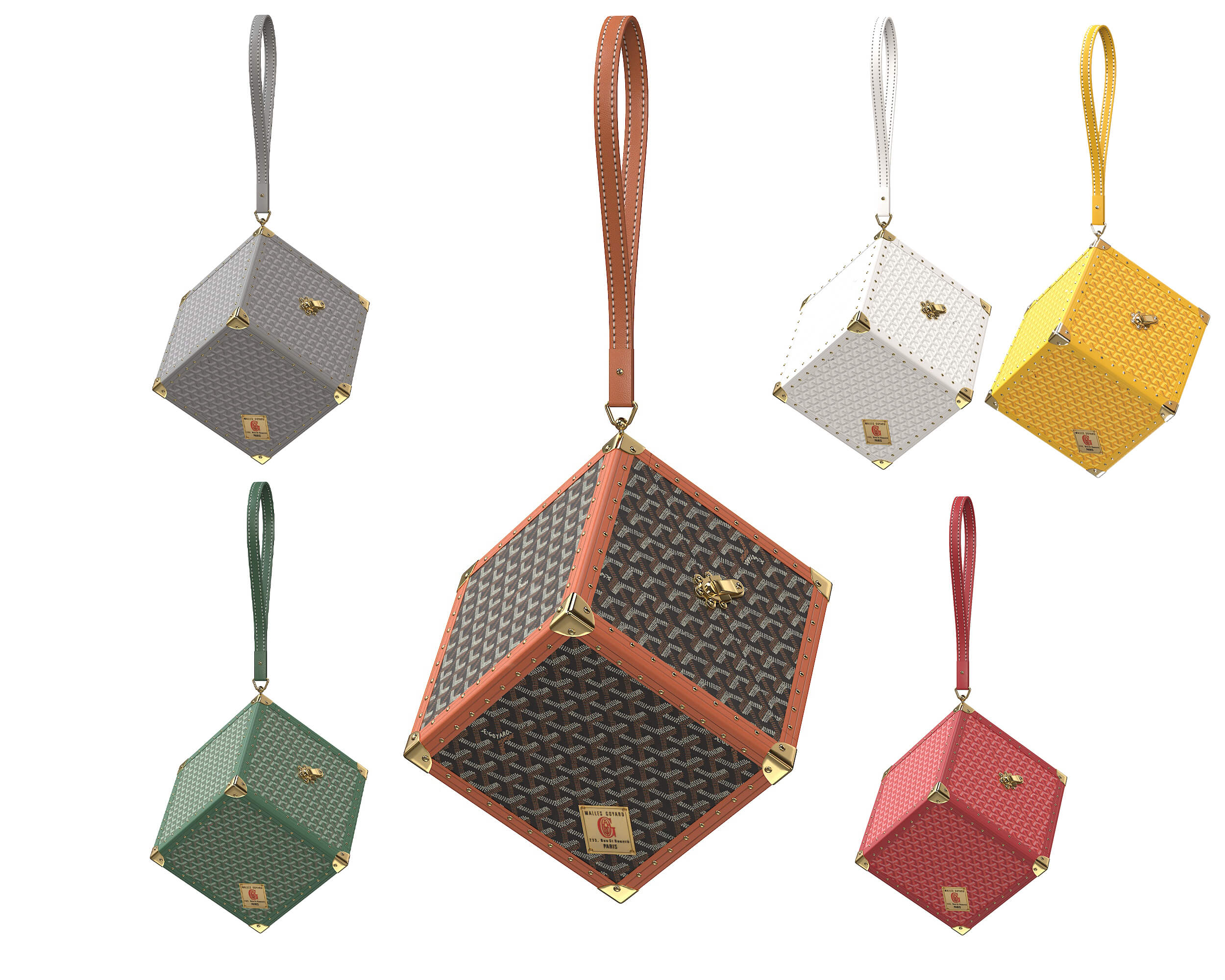 Goyard De Trunk Bag - 3D Model by 3dmonk