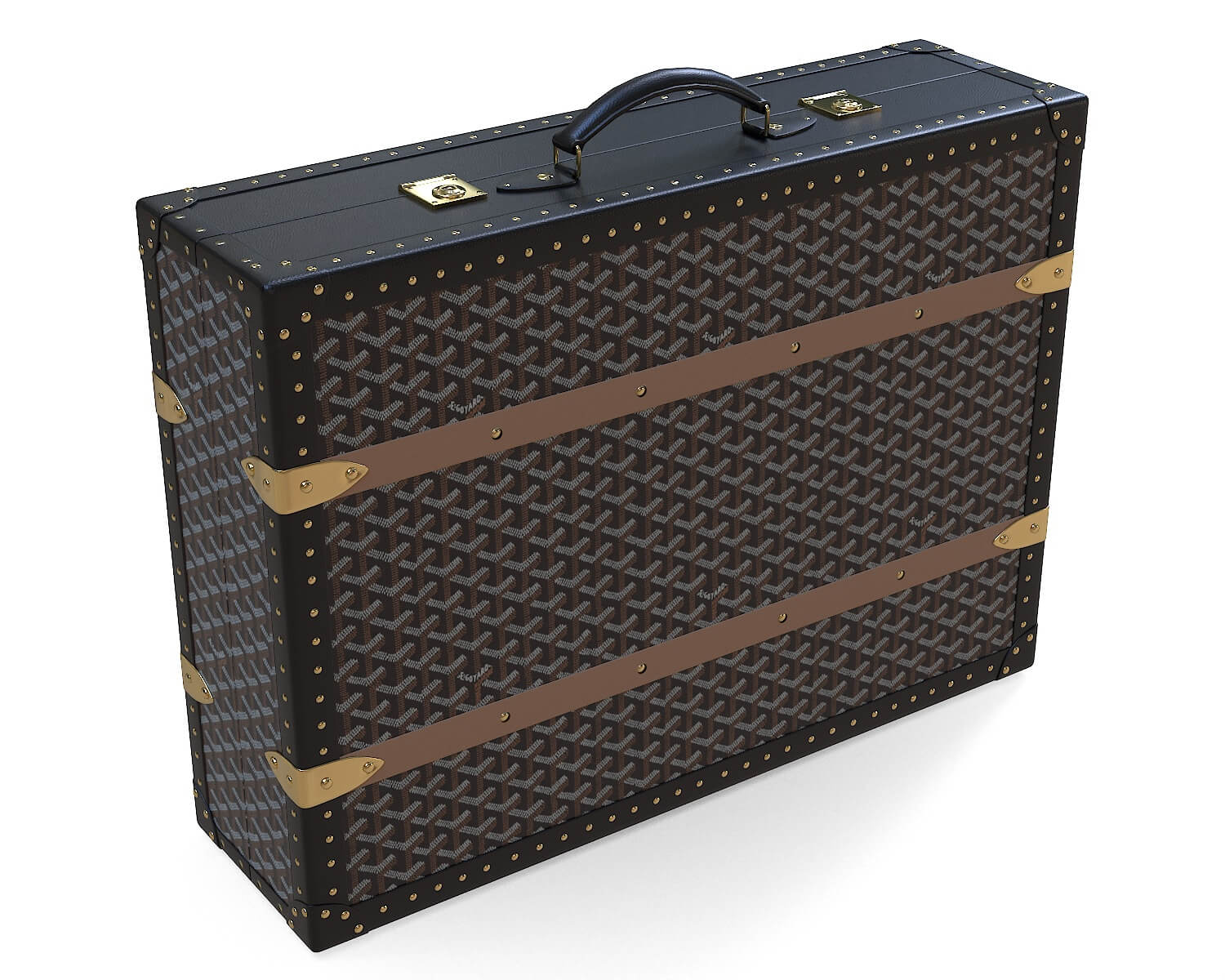 Goyard Suitcase Rich as F - 3D Model by 3dmonk