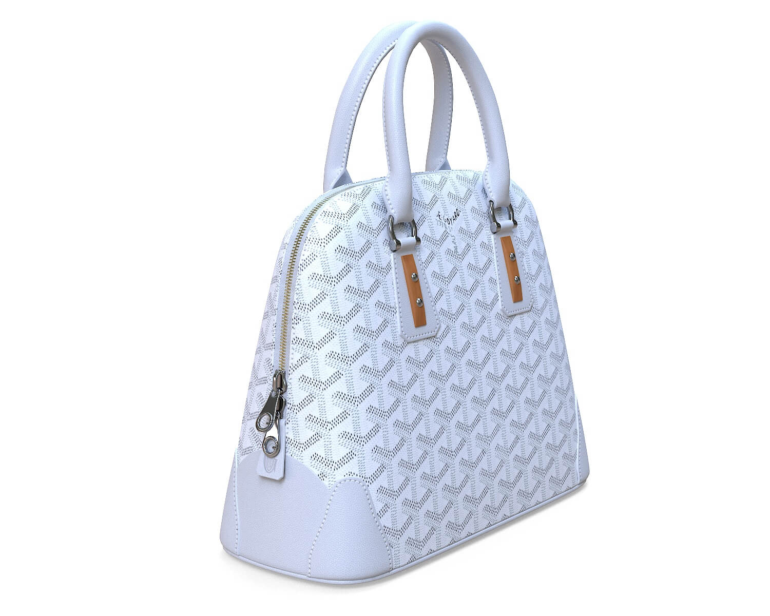 Goyard Vendome Bag White - 3D Model by 3dmonk