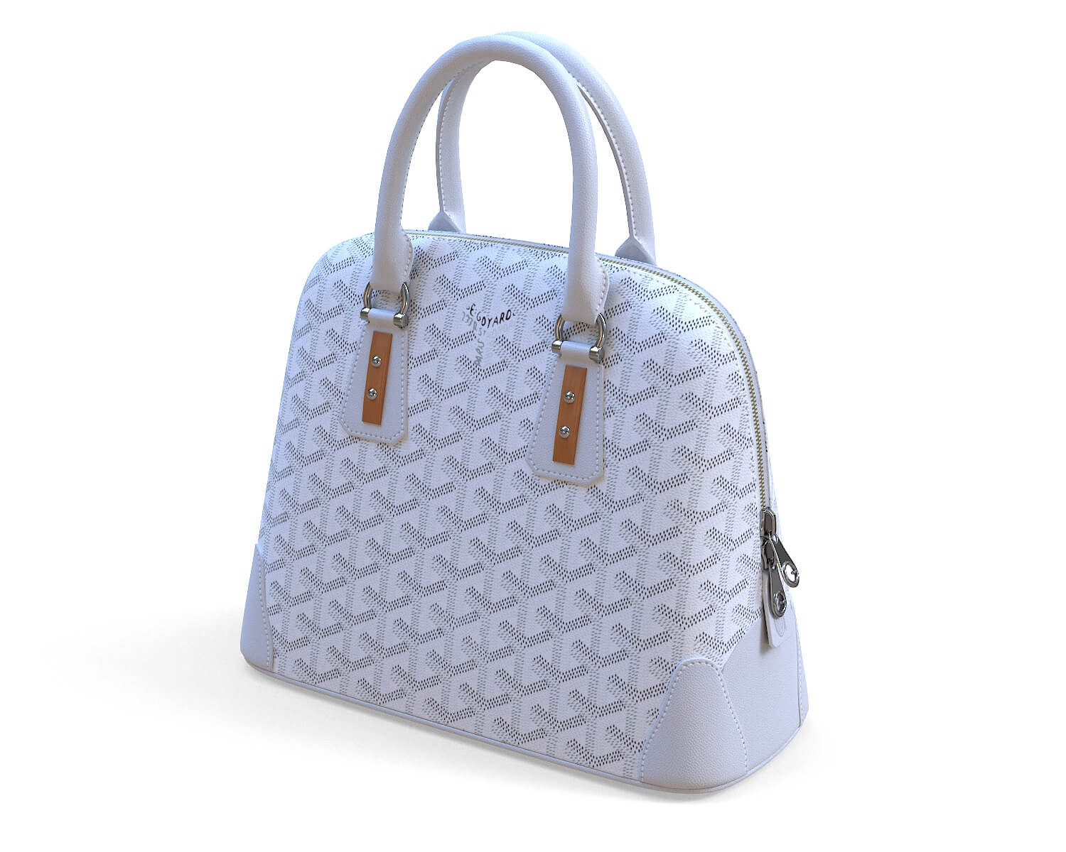 Goyard Vendome Bag White - 3D Model by 3dmonk