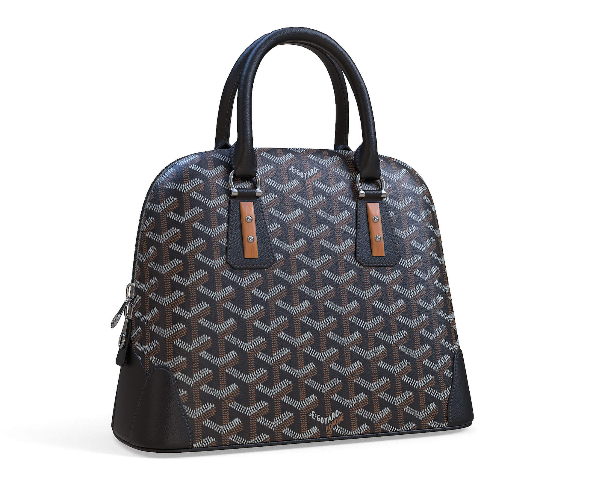 Goyard Vendome Bag Black - 3D Model by 3dmonk