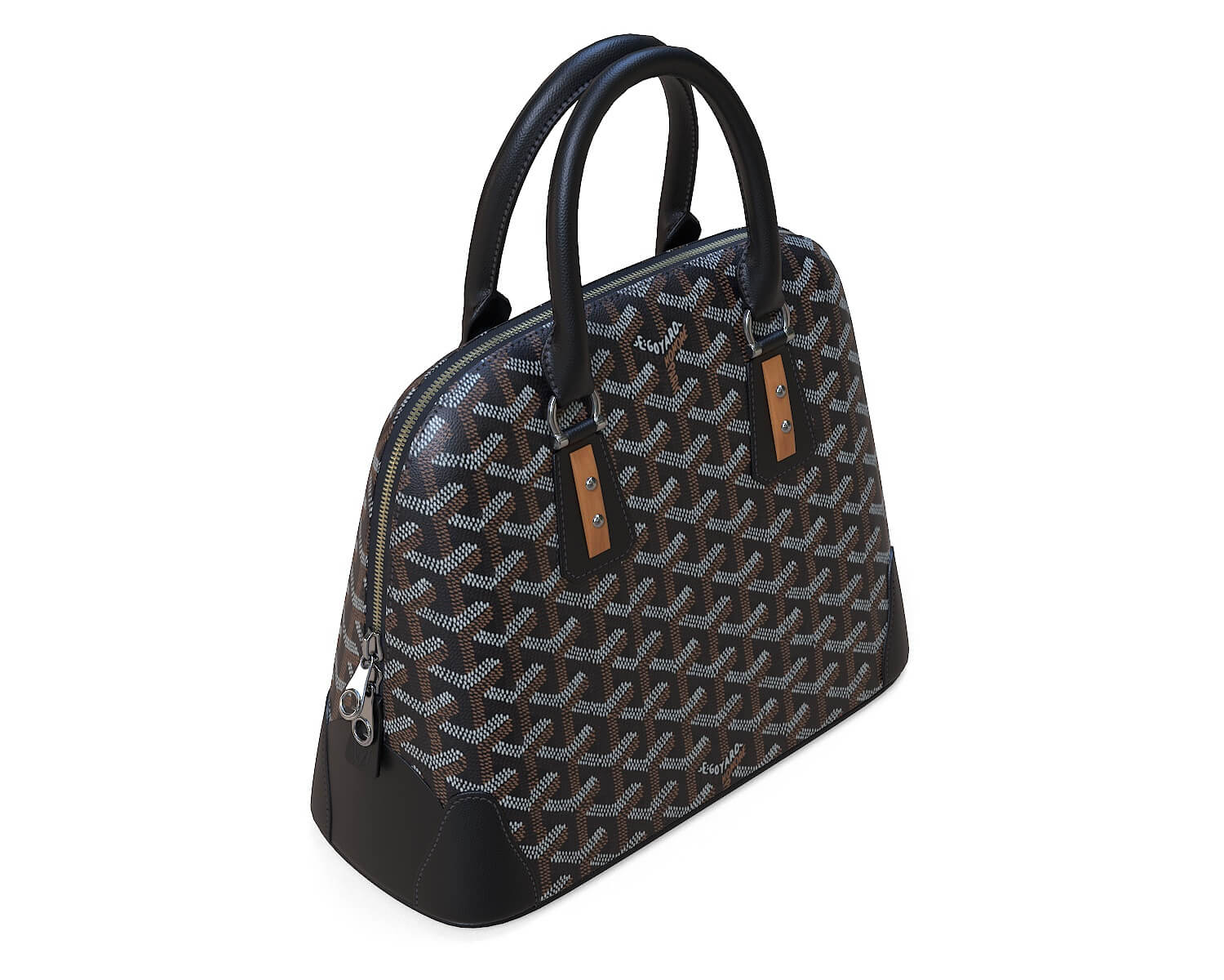 Goyard Vendome Bag Black - 3D Model by 3dmonk