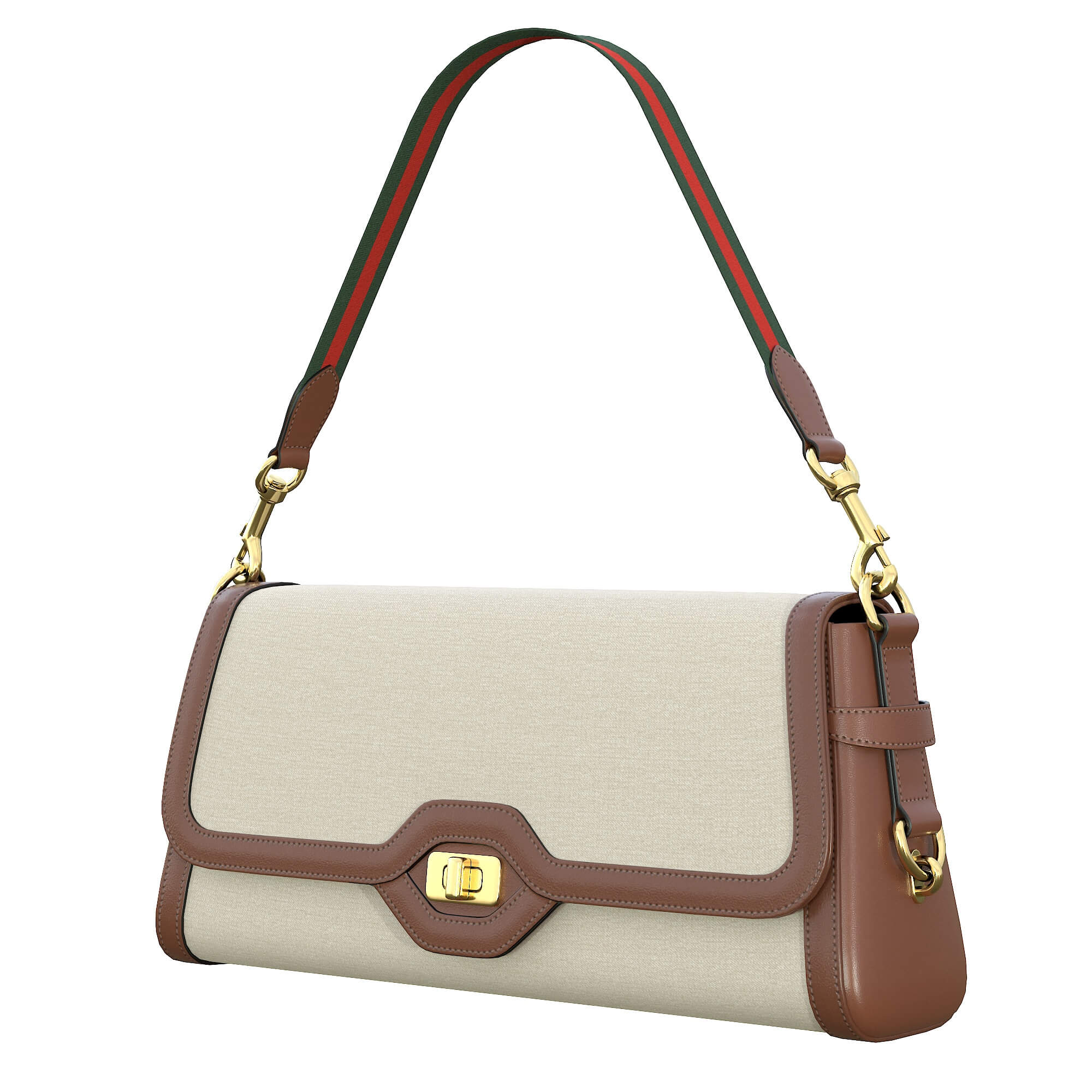 Gucci Luce Bag Light Brown - 3D Model by 3dmonk