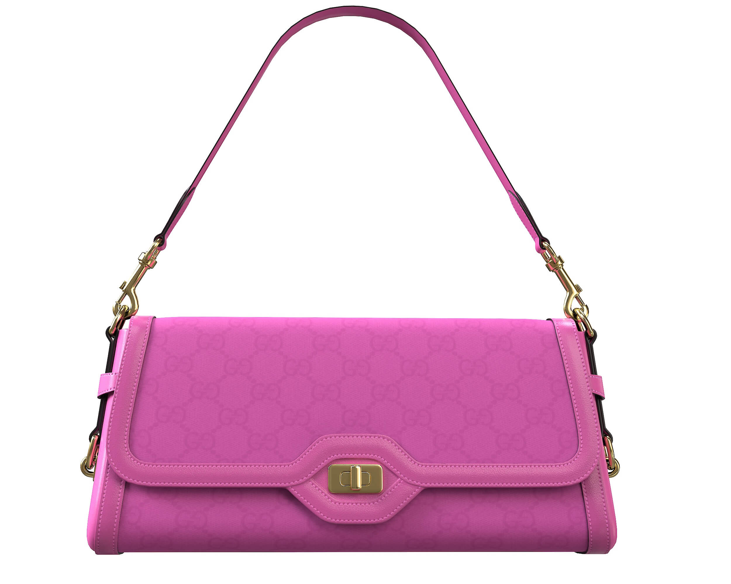 Gucci Luce Bag Pink - 3D Model by 3dmonk