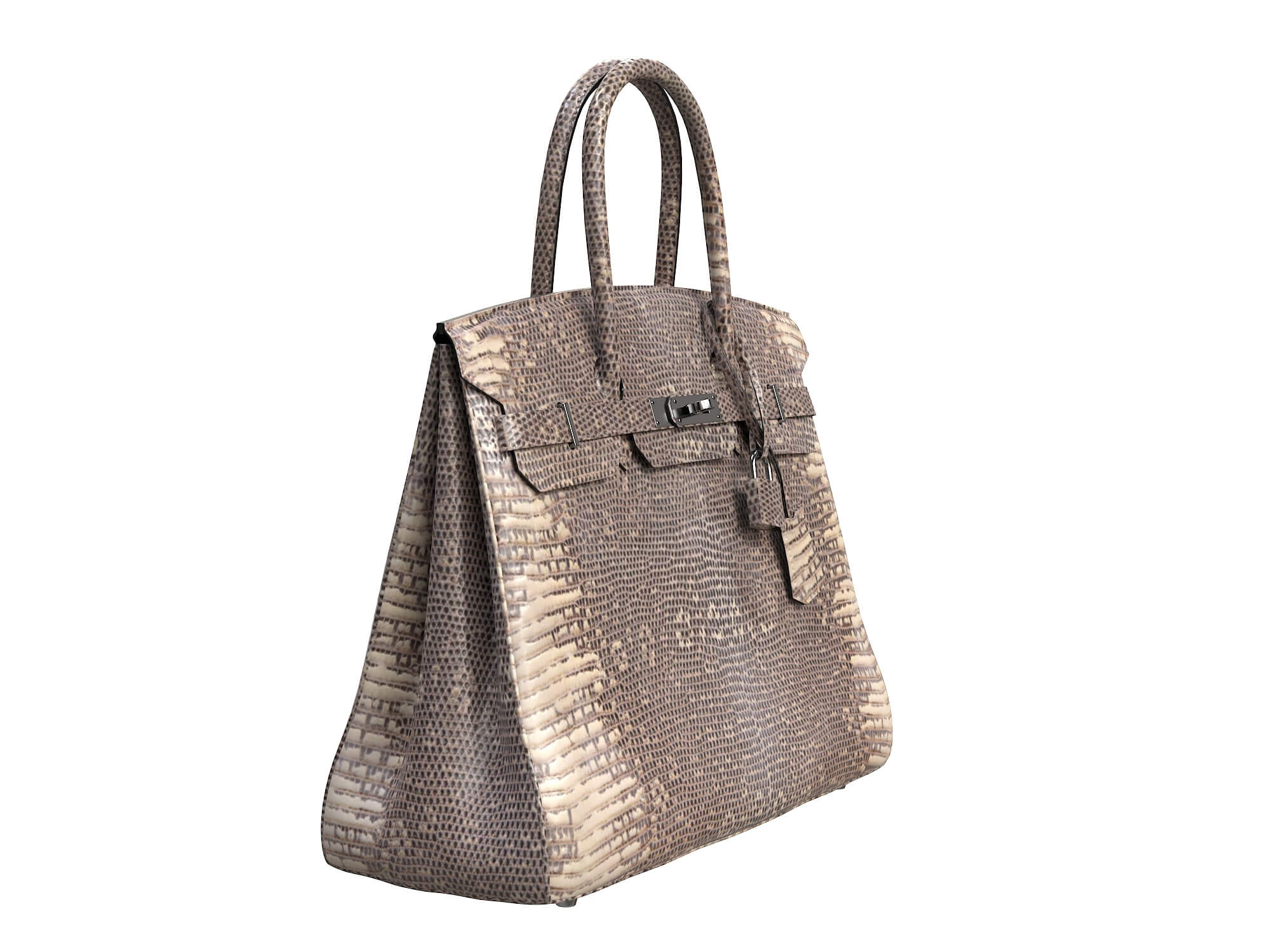 Hermes Birkin Bag Snake Leather - 3D Model by 3dmonk