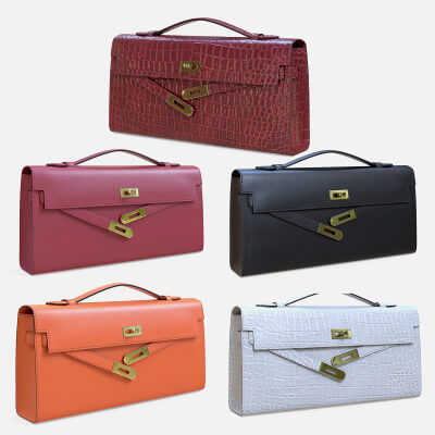 Hermes Kelly Cut Clutch Bag Collection by 3dmonk