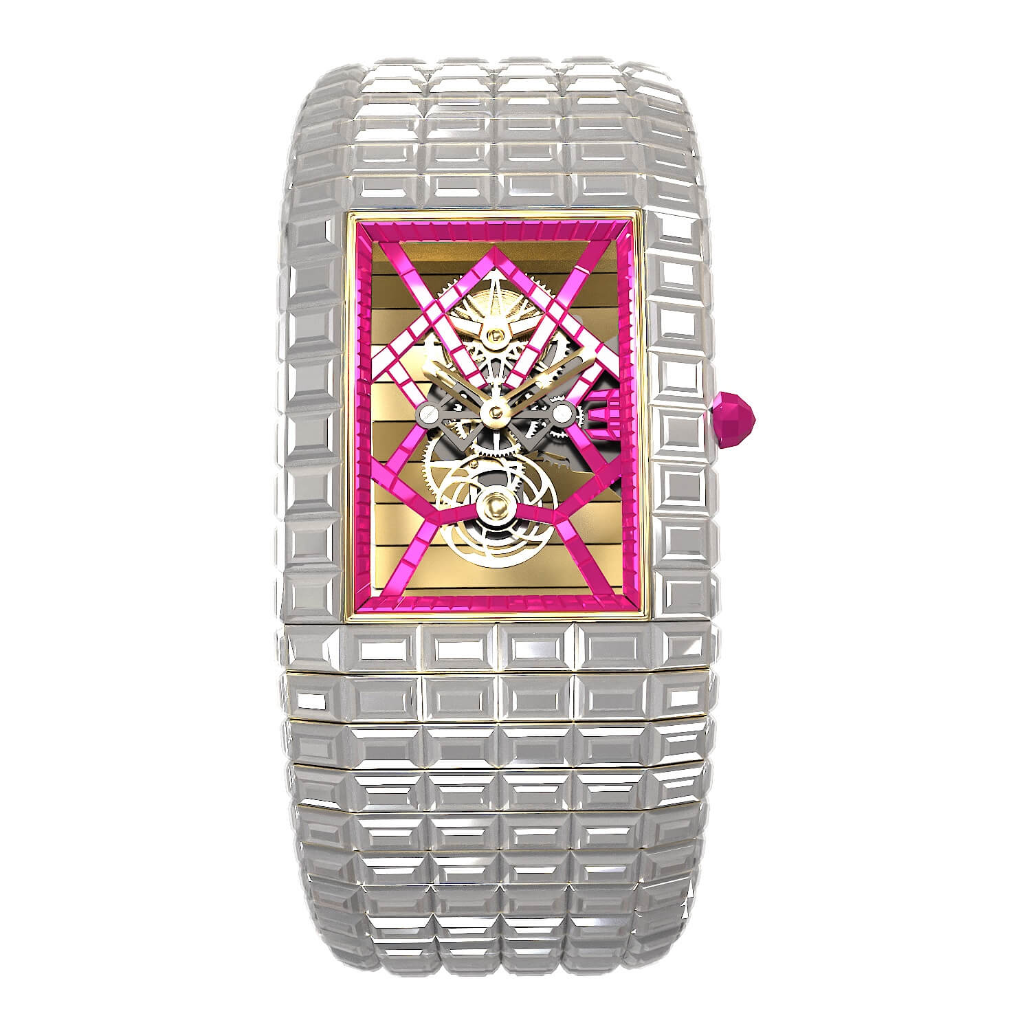 Jacob&Co Billionaire III Emerald - 3D Model by 3dmonk