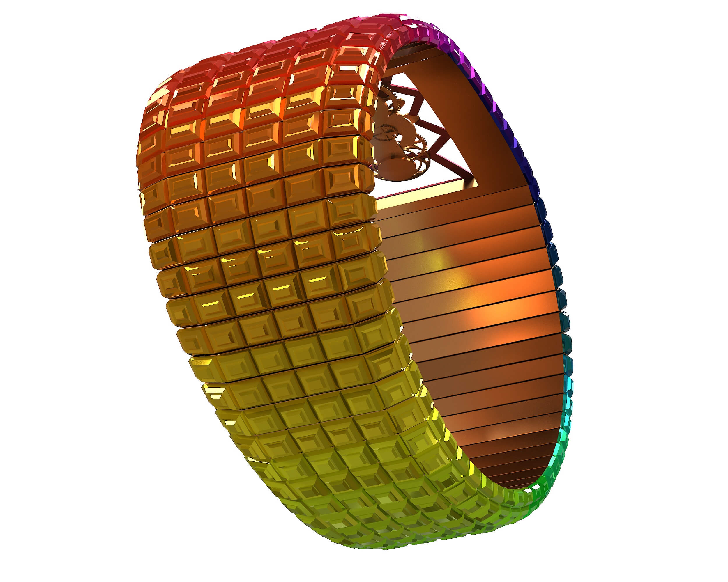 Jacob&Co Billionaire III Emerald - 3D Model by 3dmonk