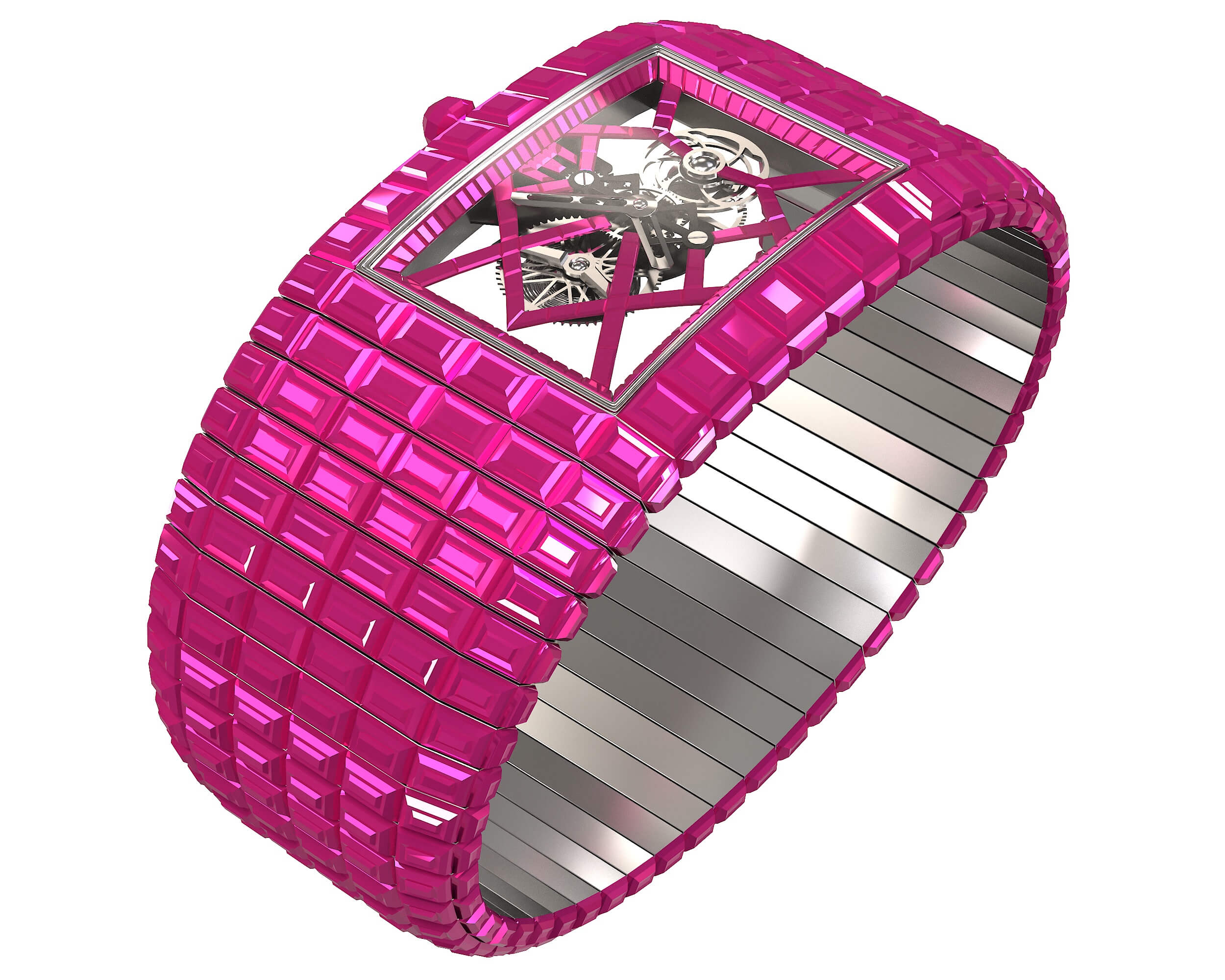 Jacob&Co Billionaire III Emerald - 3D Model by 3dmonk