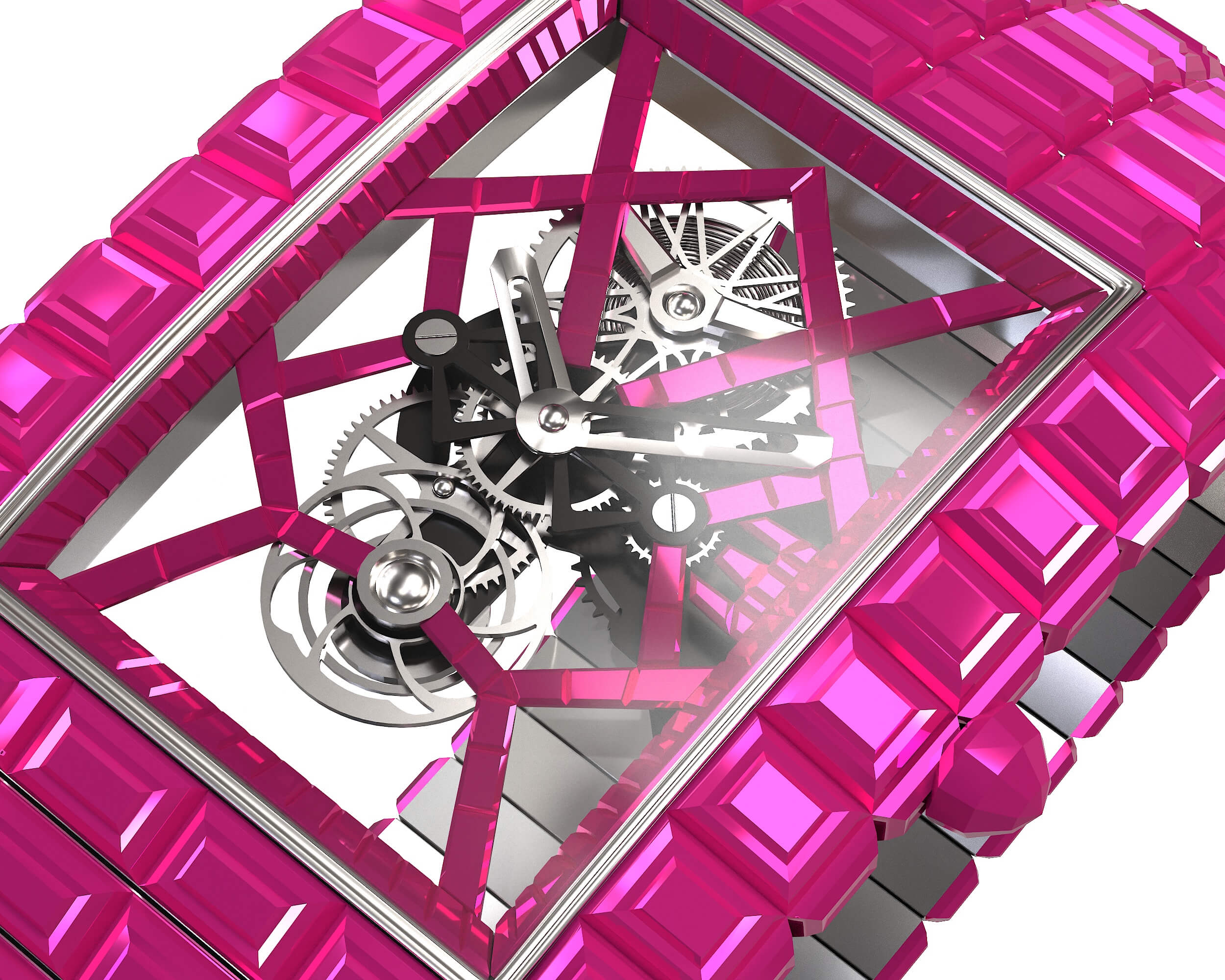 Jacob&Co Billionaire III Emerald - 3D Model by 3dmonk