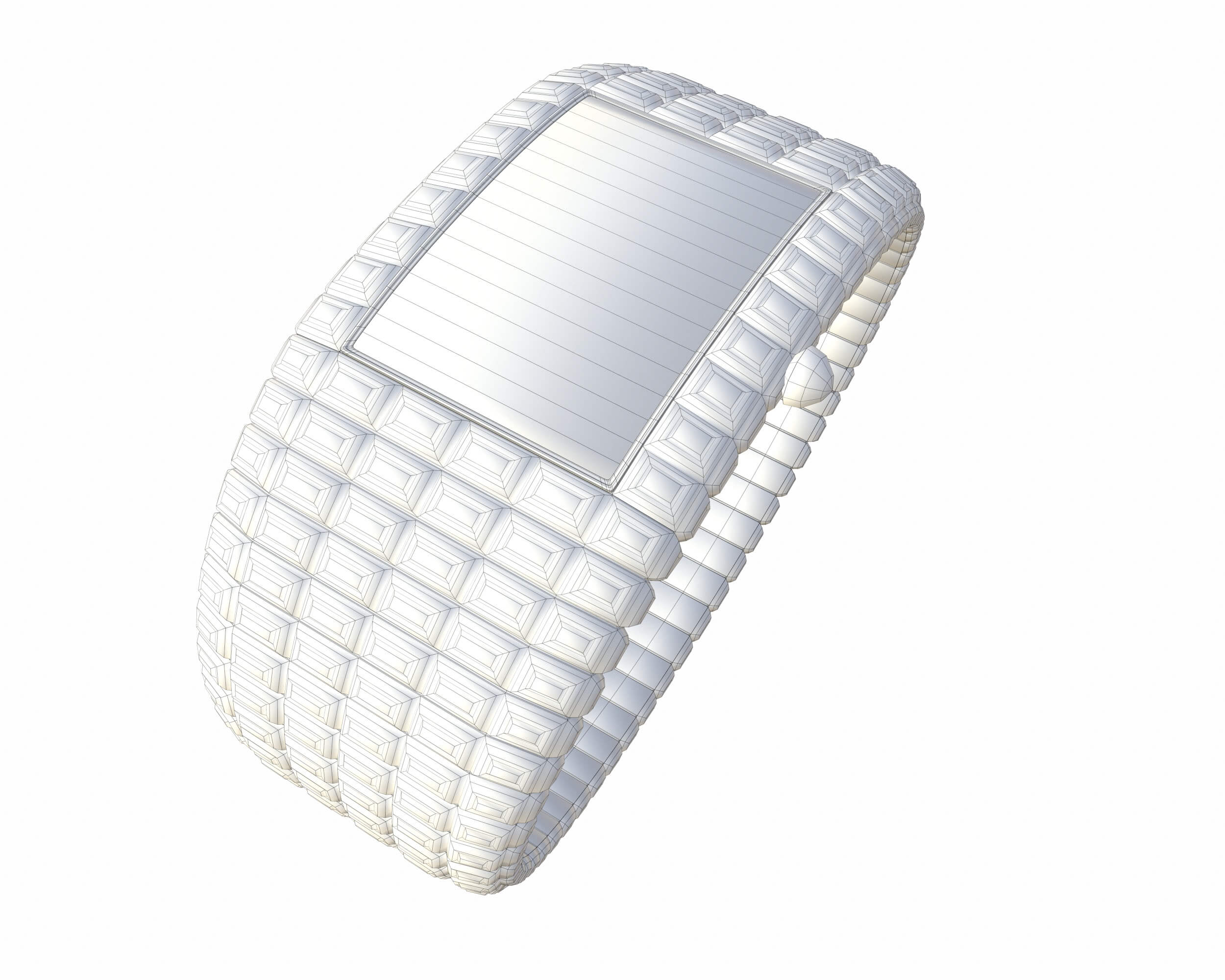 Jacob&Co Billionaire III Emerald - 3D Model by 3dmonk