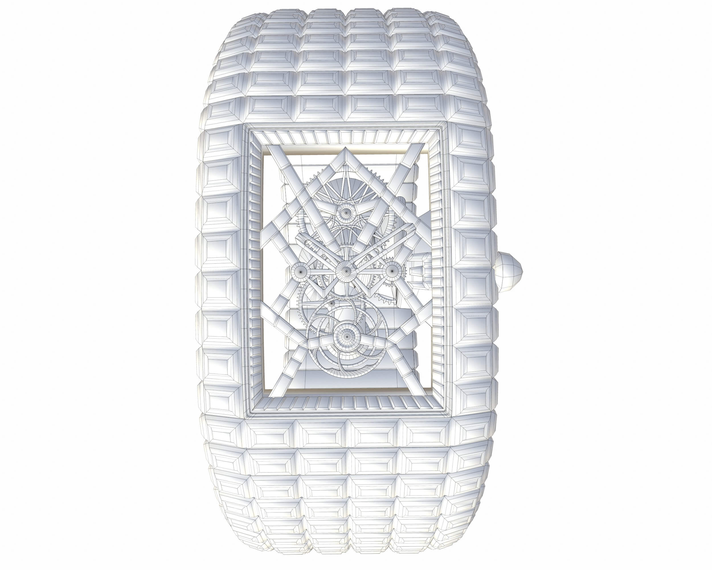 Jacob&Co Billionaire III Emerald - 3D Model by 3dmonk