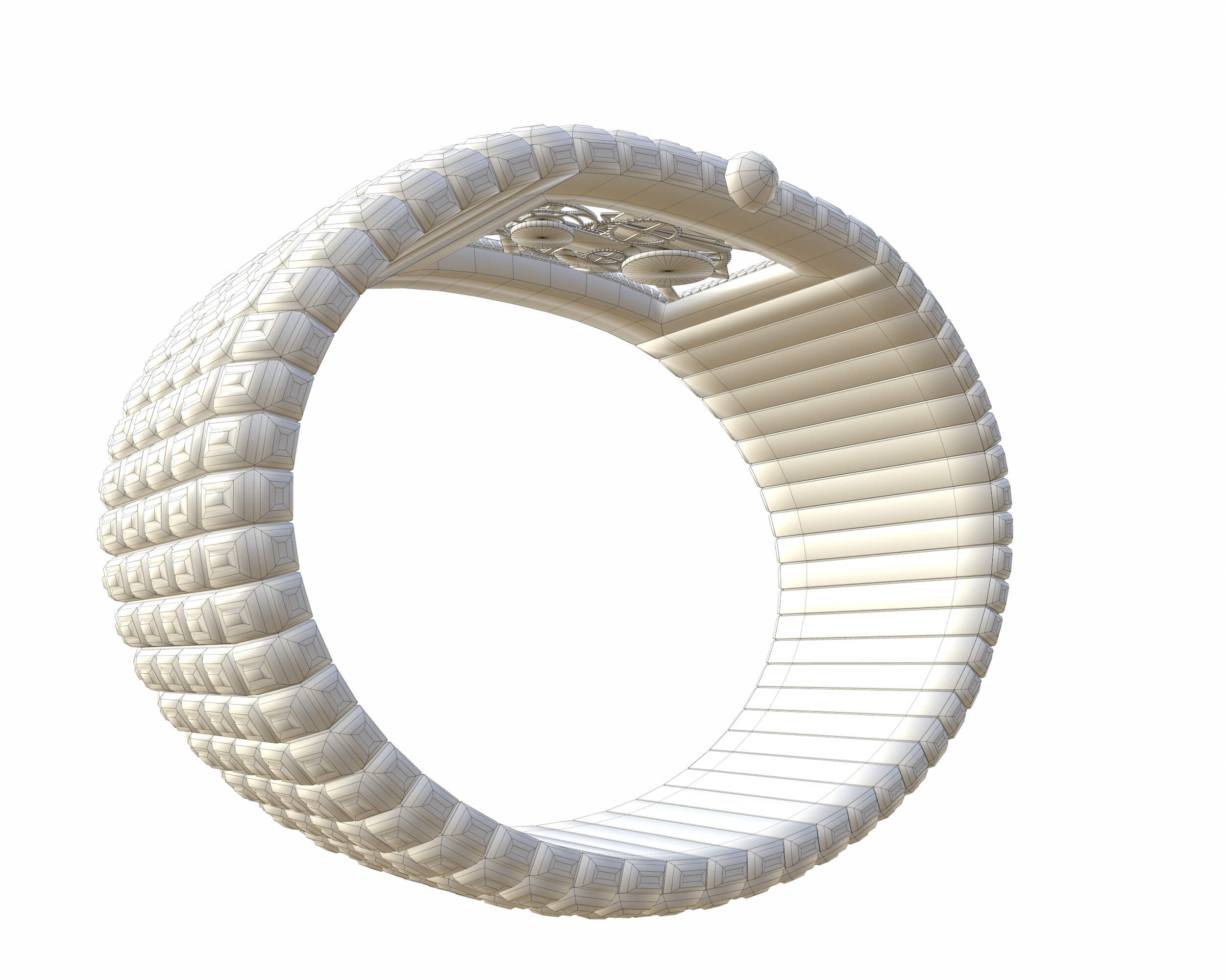 Jacob&Co Billionaire III Emerald - 3D Model by 3dmonk