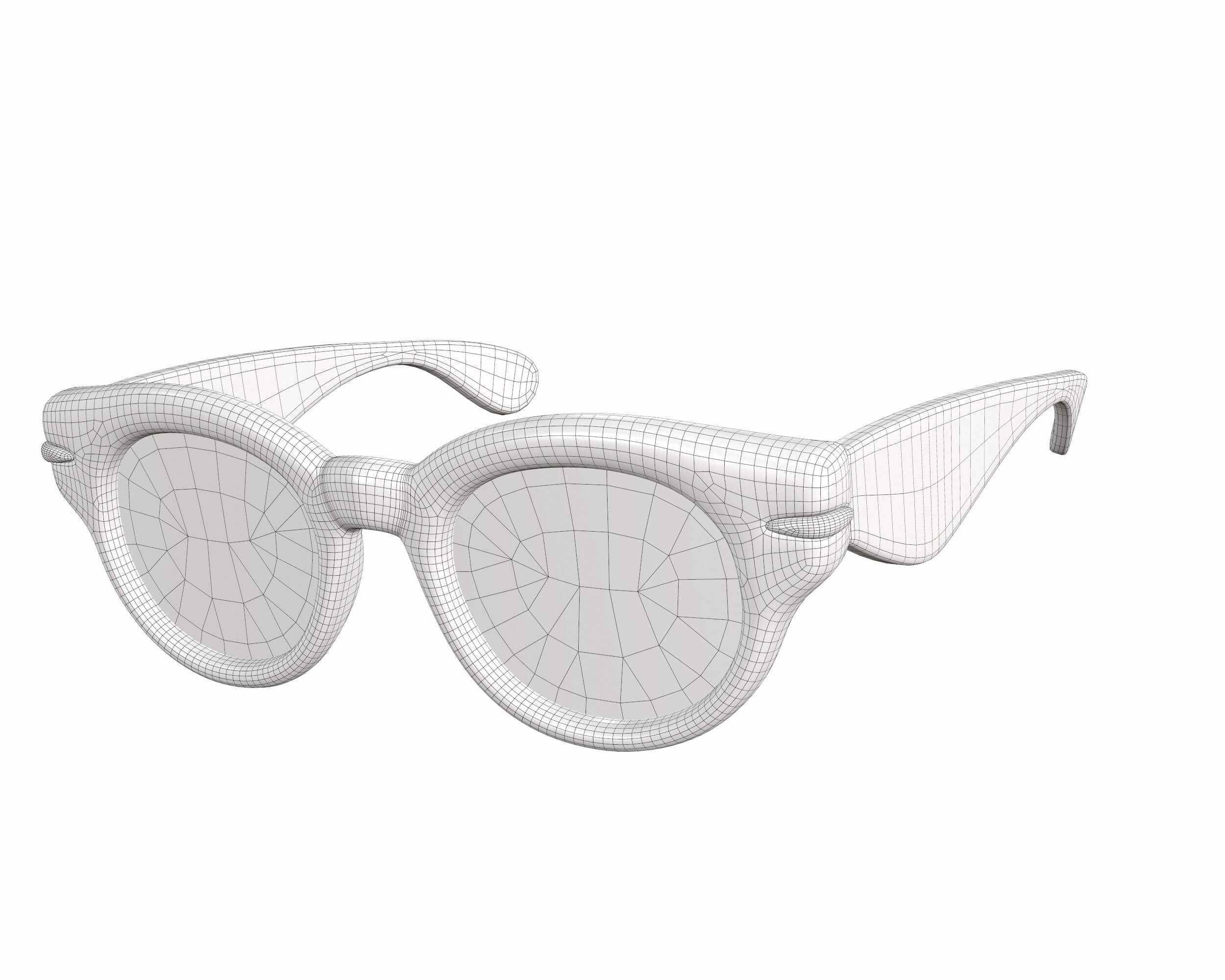 Loewe Inflated Round Sunglasses - 3D Model by 3dmonk