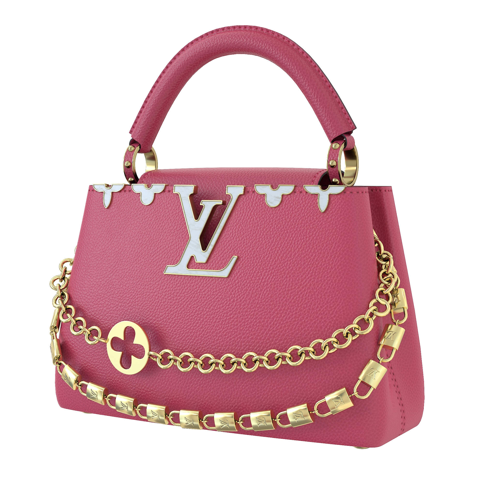 Louis Vuitton Capucines Mini Bag - 3D Model by 3dmonk
