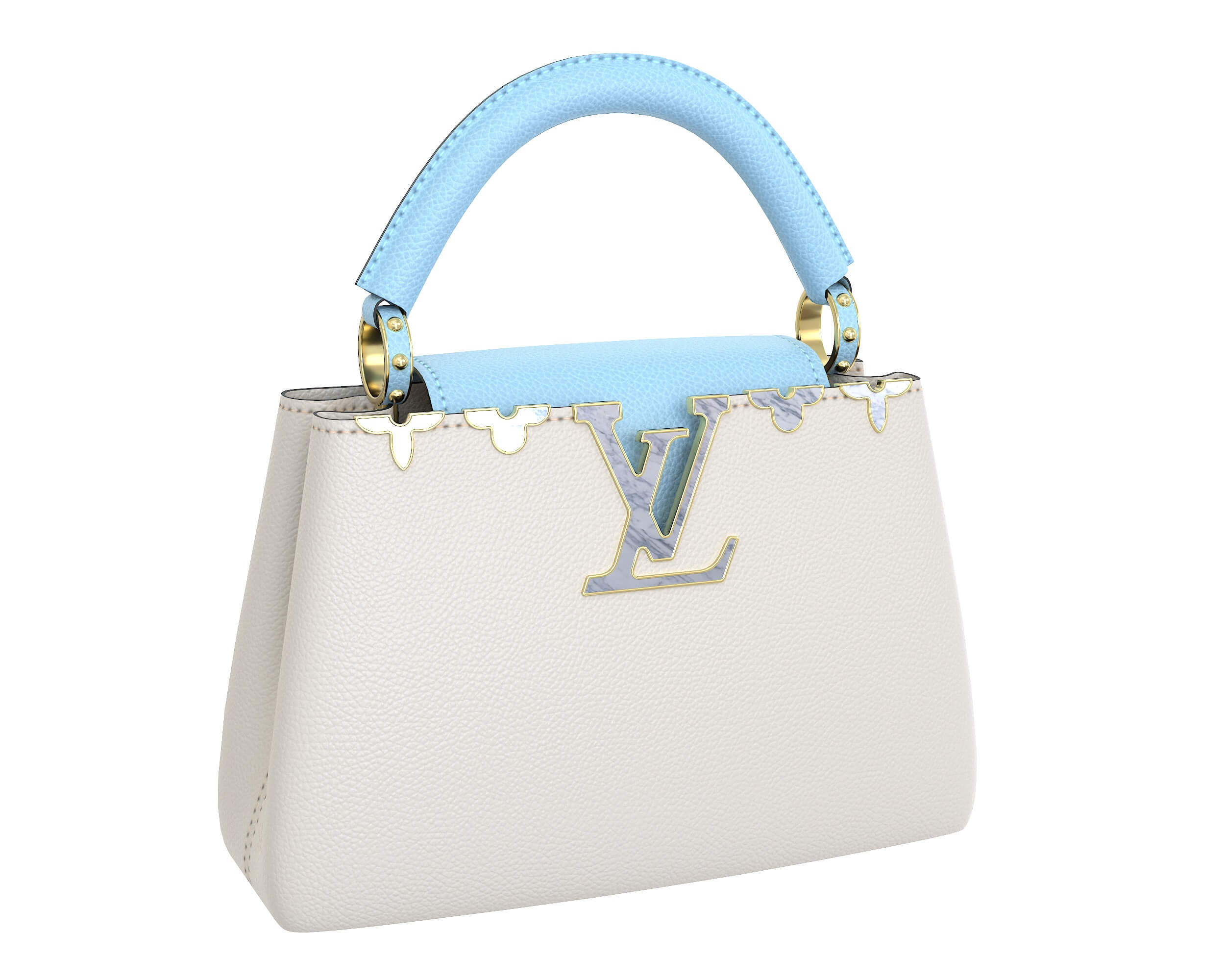 Louis Vuitton Capucines Mini Bag - 3D Model by 3dmonk