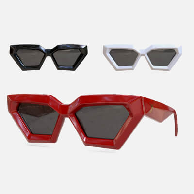 Louis Vuitton Cut Sunglasses - 3D Model by 3dmonk