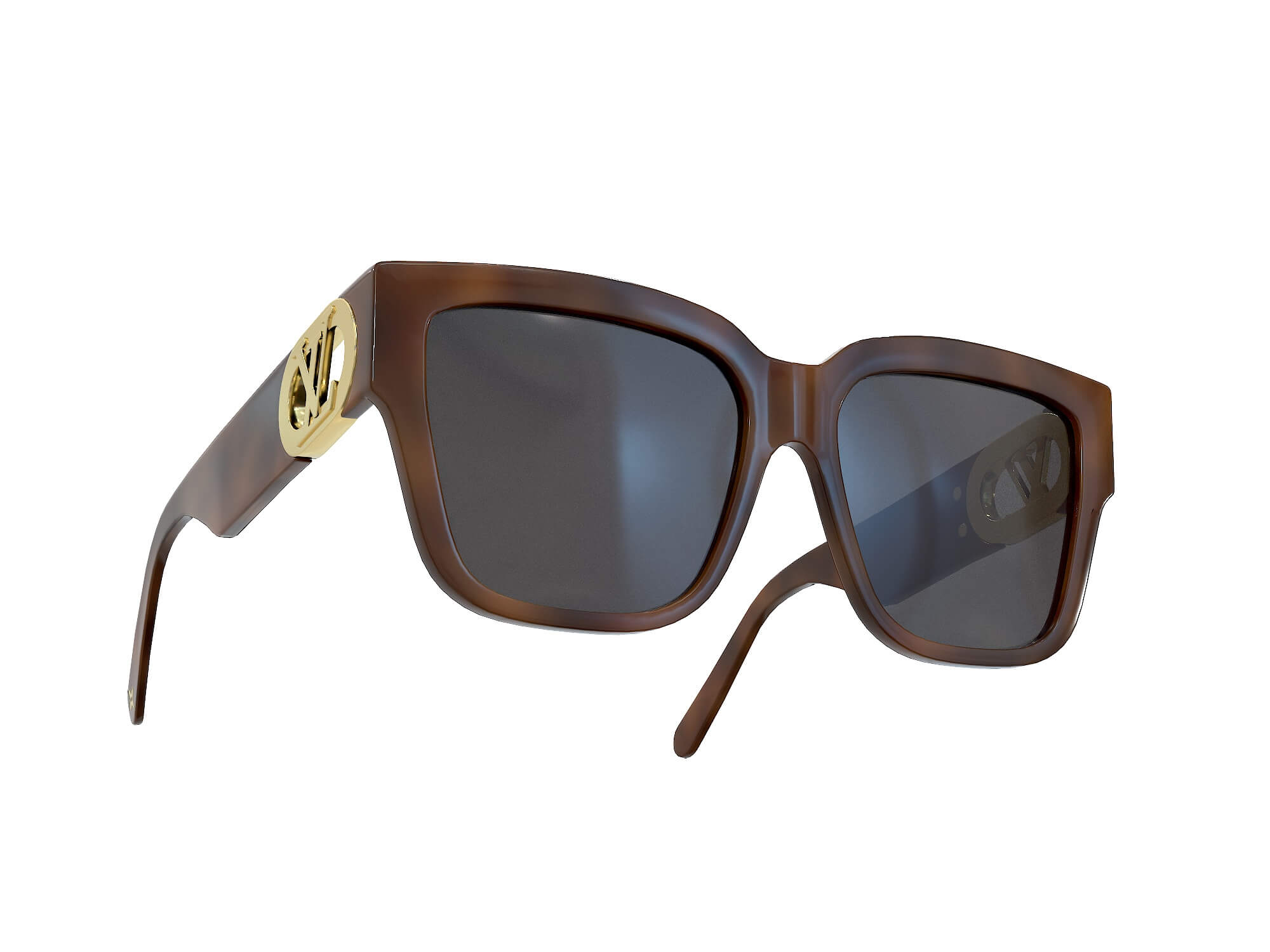Louis Vuitton Link PM Square Sunglasses - 3D Model by 3dmonk