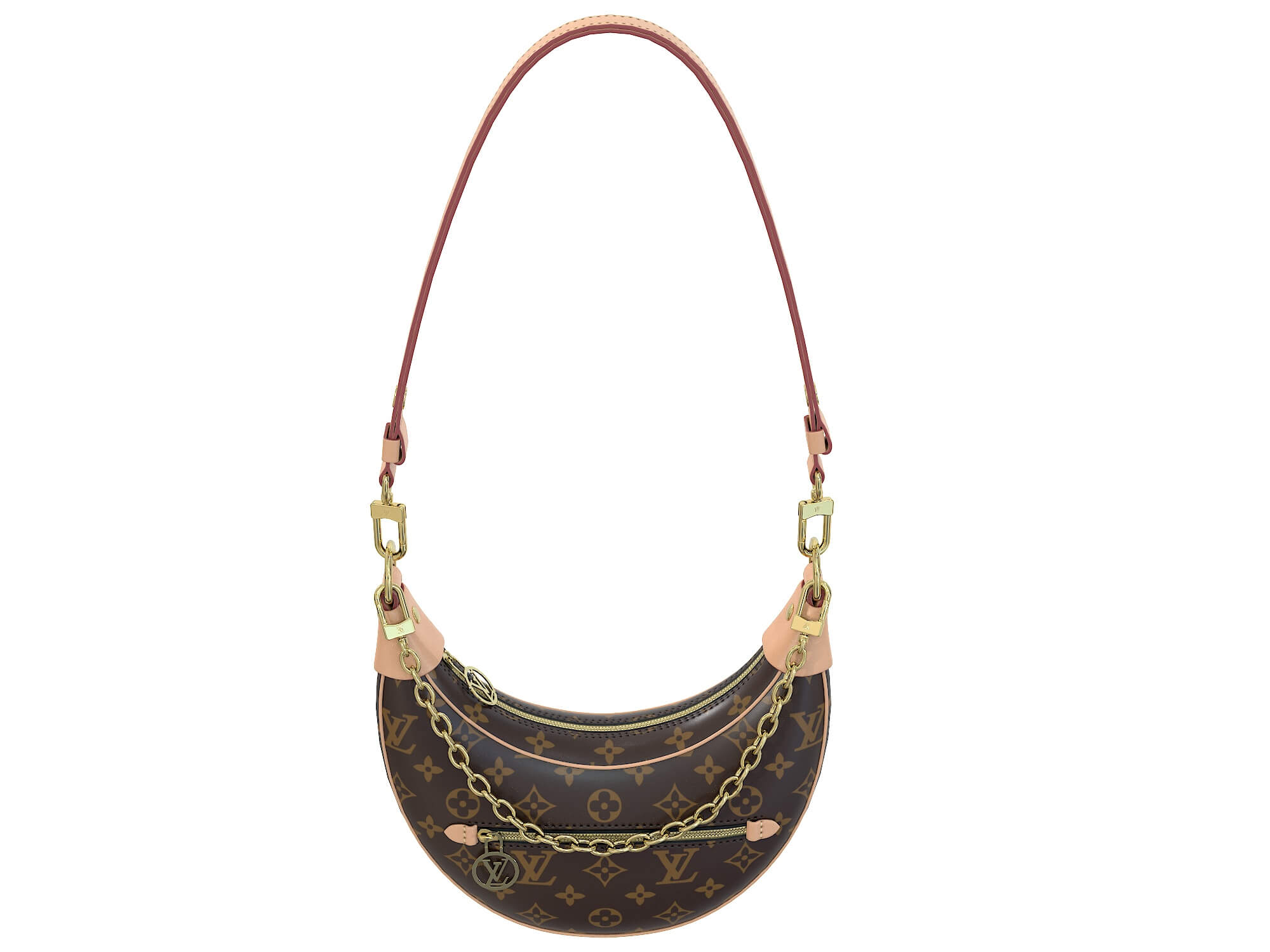 Louis Vuitton Loop Baguette Bag Monogram - 3D Model by 3dmonk