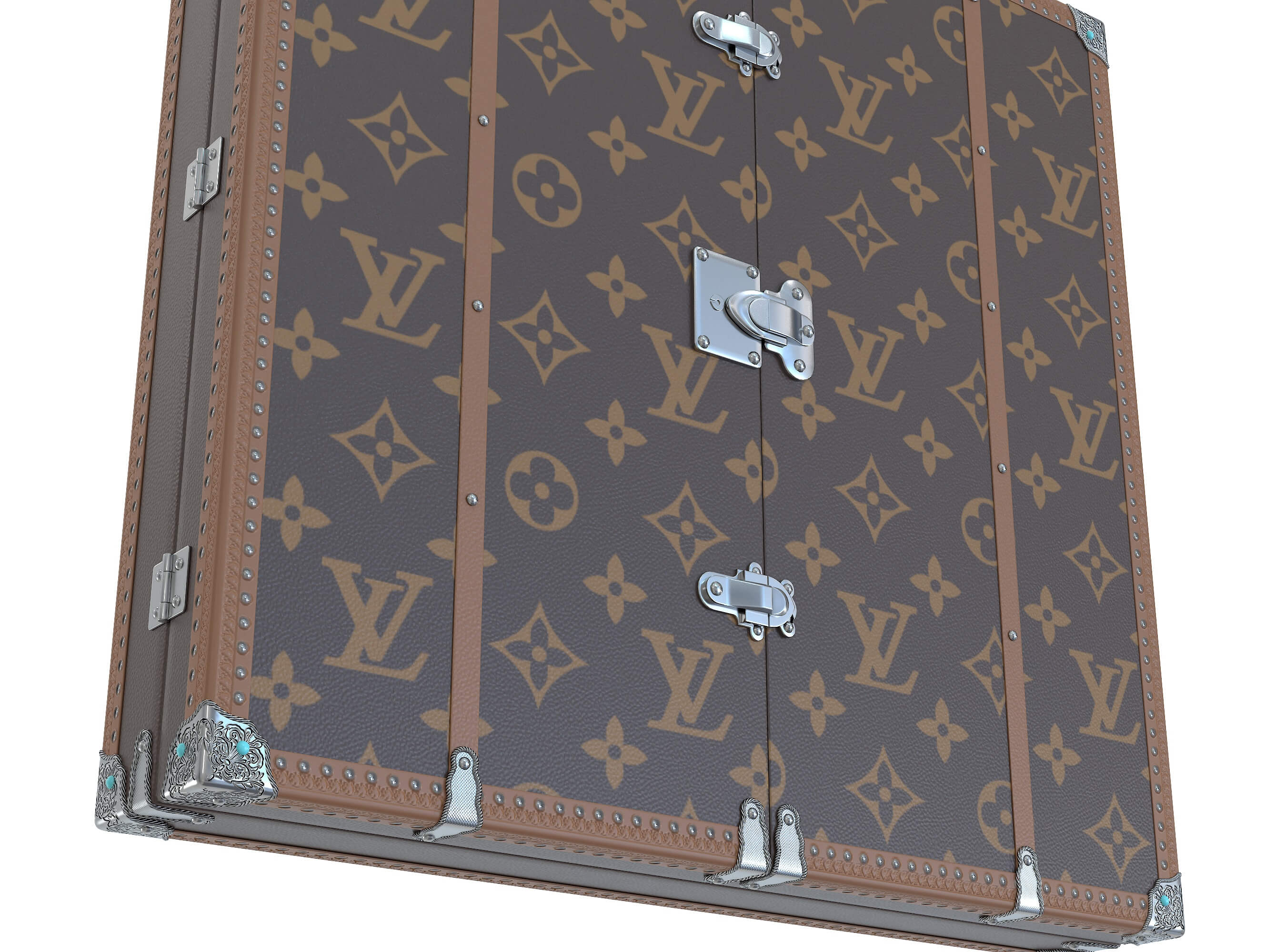Louis Vuitton LV Dart Trunk - 3D Model by 3dmonk